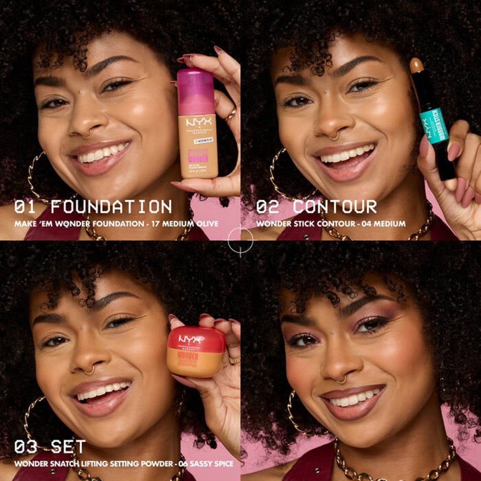 NYX Pro Makeup Make'em Wonder Soft Matte Buildable Foundation 14 True ...