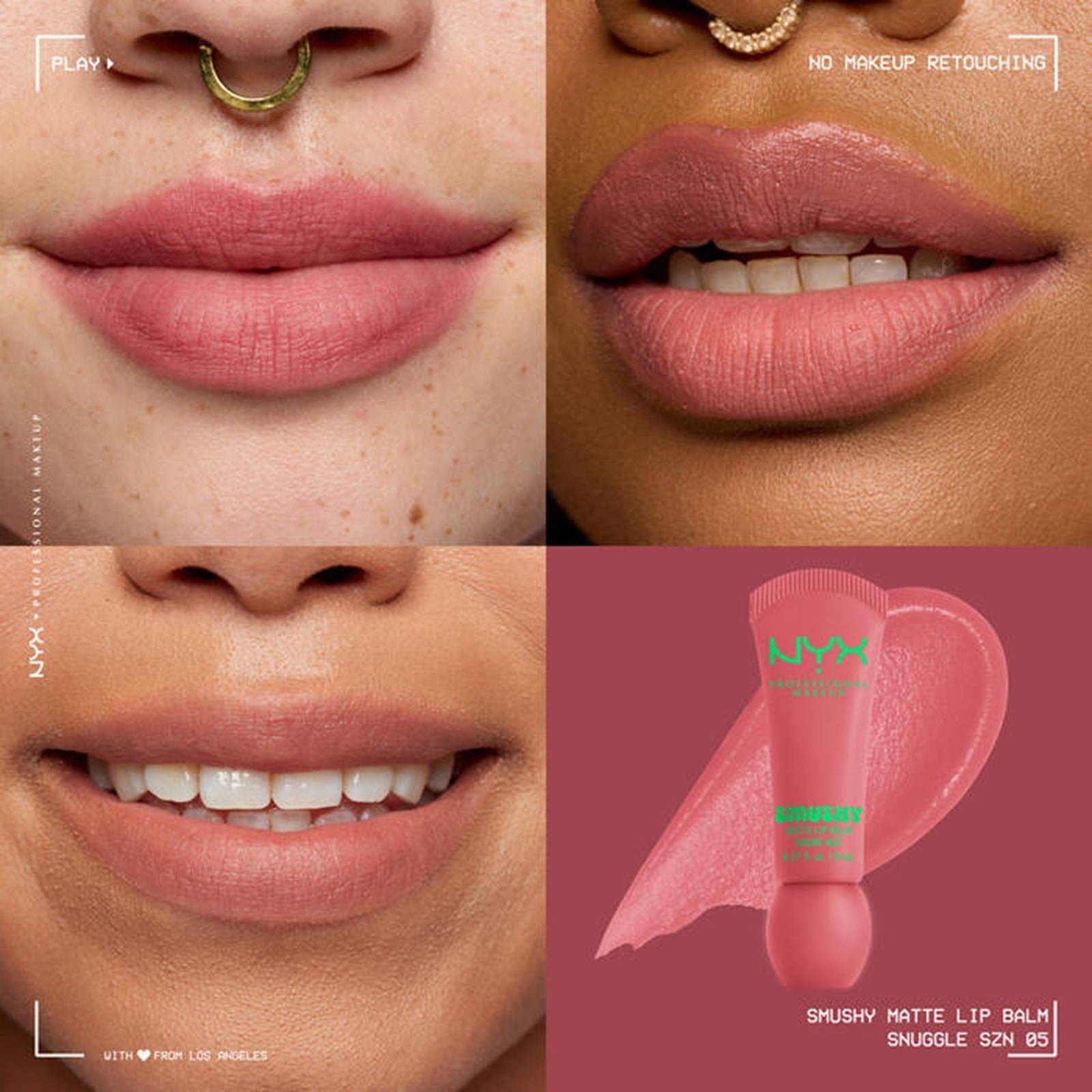 NYX Pro Makeup Smushy Matte Lip Balm Snuggle Szn 8ml Greece