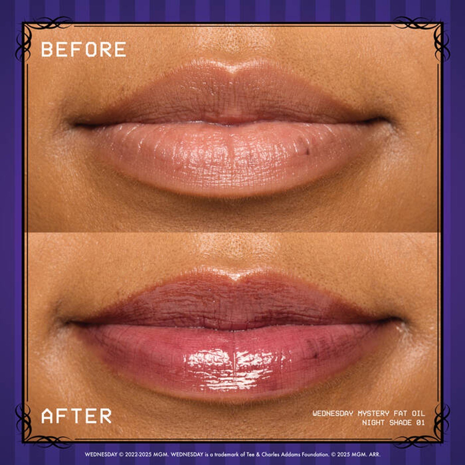 NYX Pro Makeup Wednesday Color-Shifting Lip Oil Nightshade 4.8ml ...