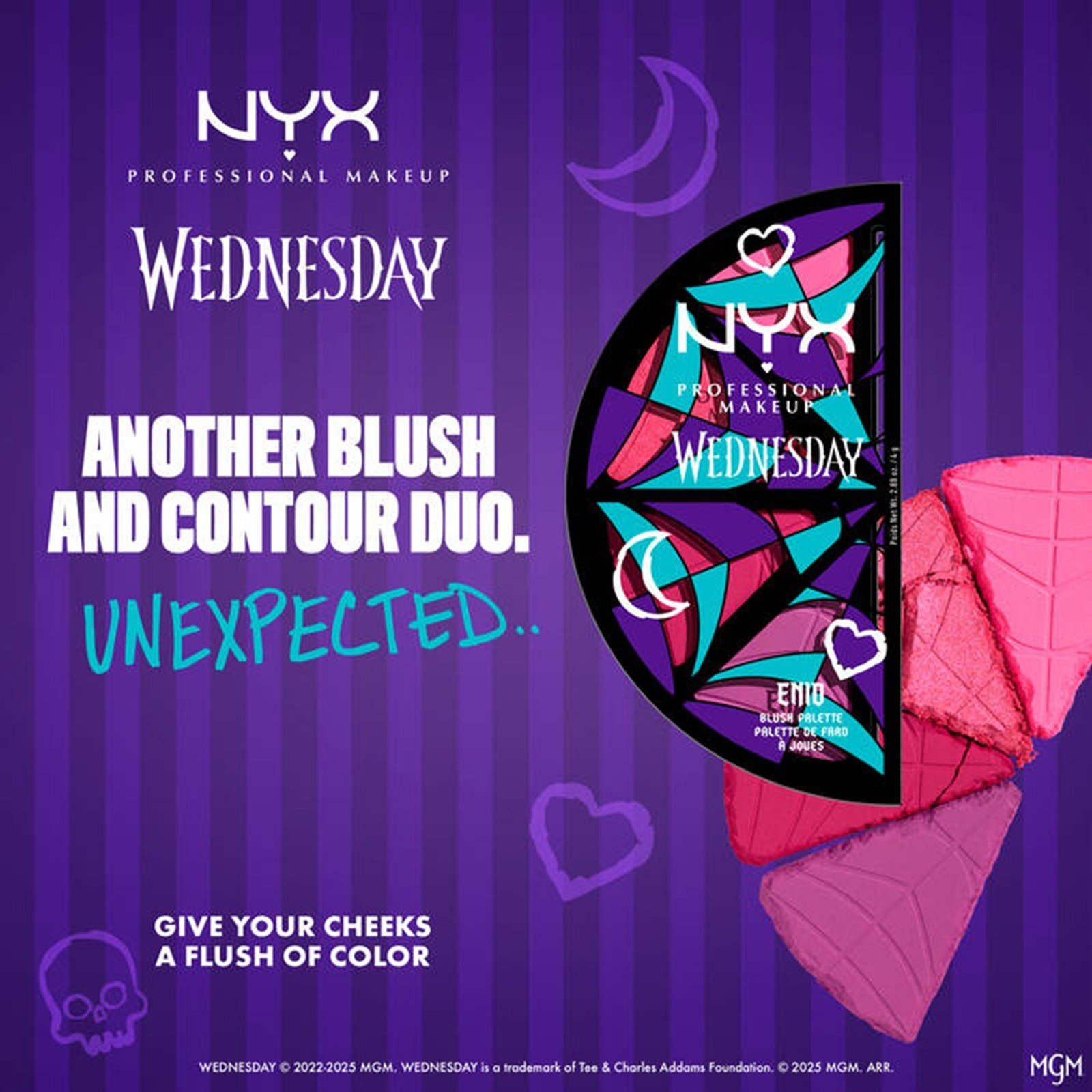 NYX Pro Makeup Wednesday Stained Glass Blush Palette Netherlands