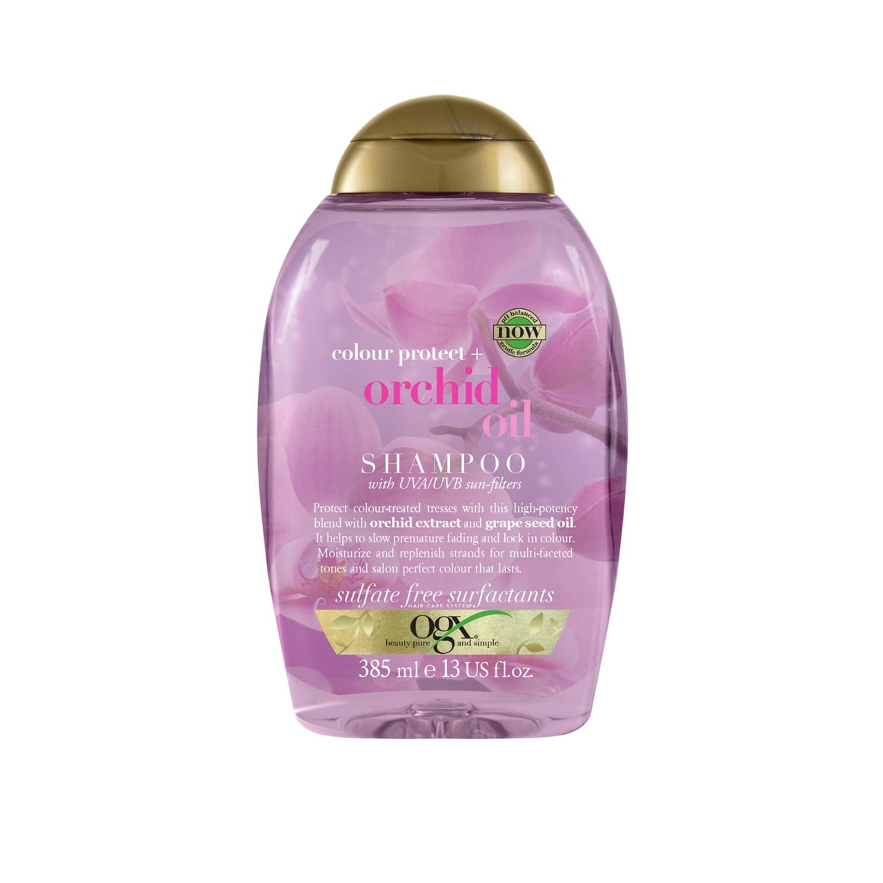 OGX Color Protect + Orchid Oil Shampoo 385ml (13 fl oz) United States