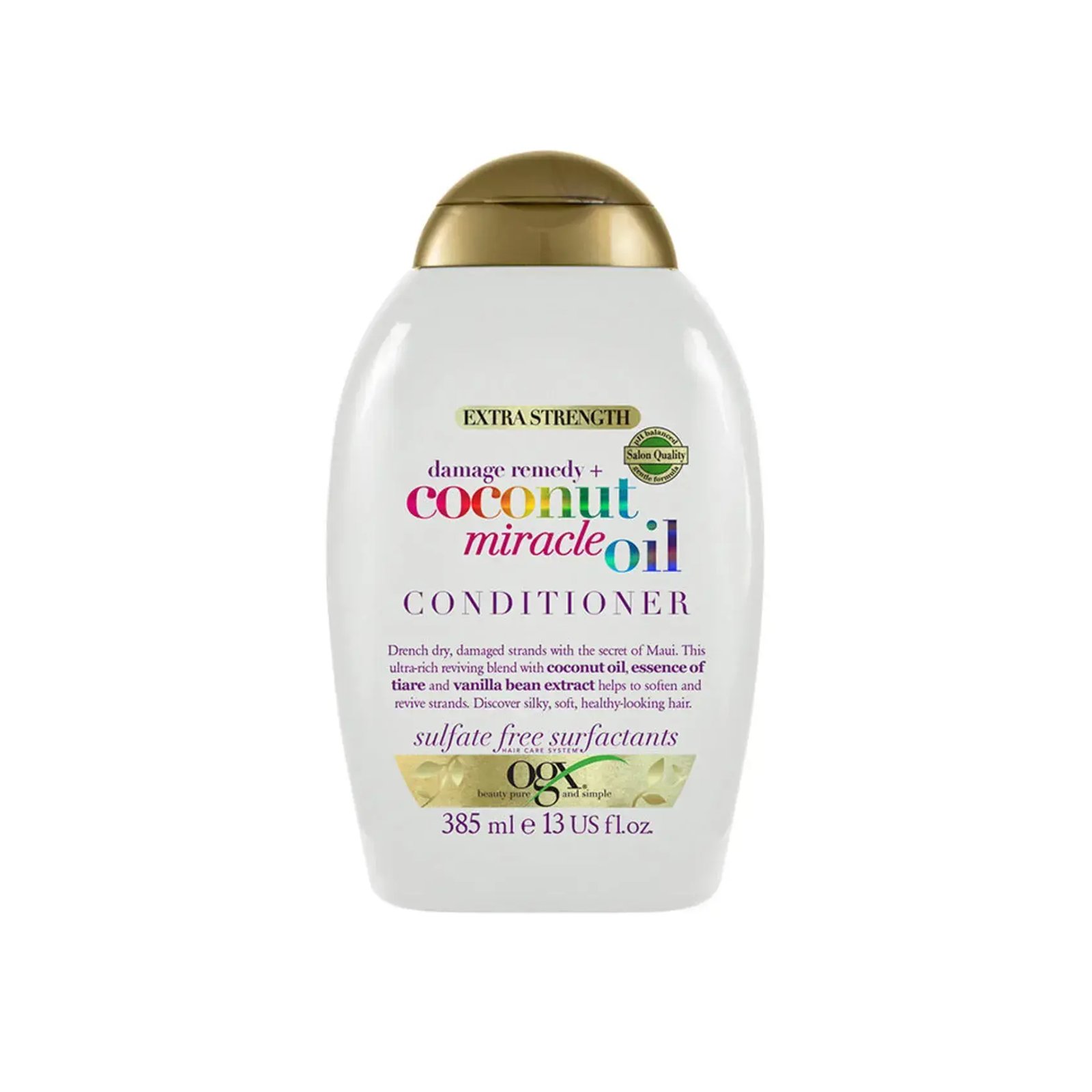 OGX Damage Remedy + Coconut Miracle Oil Extra Strength Conditioner ...