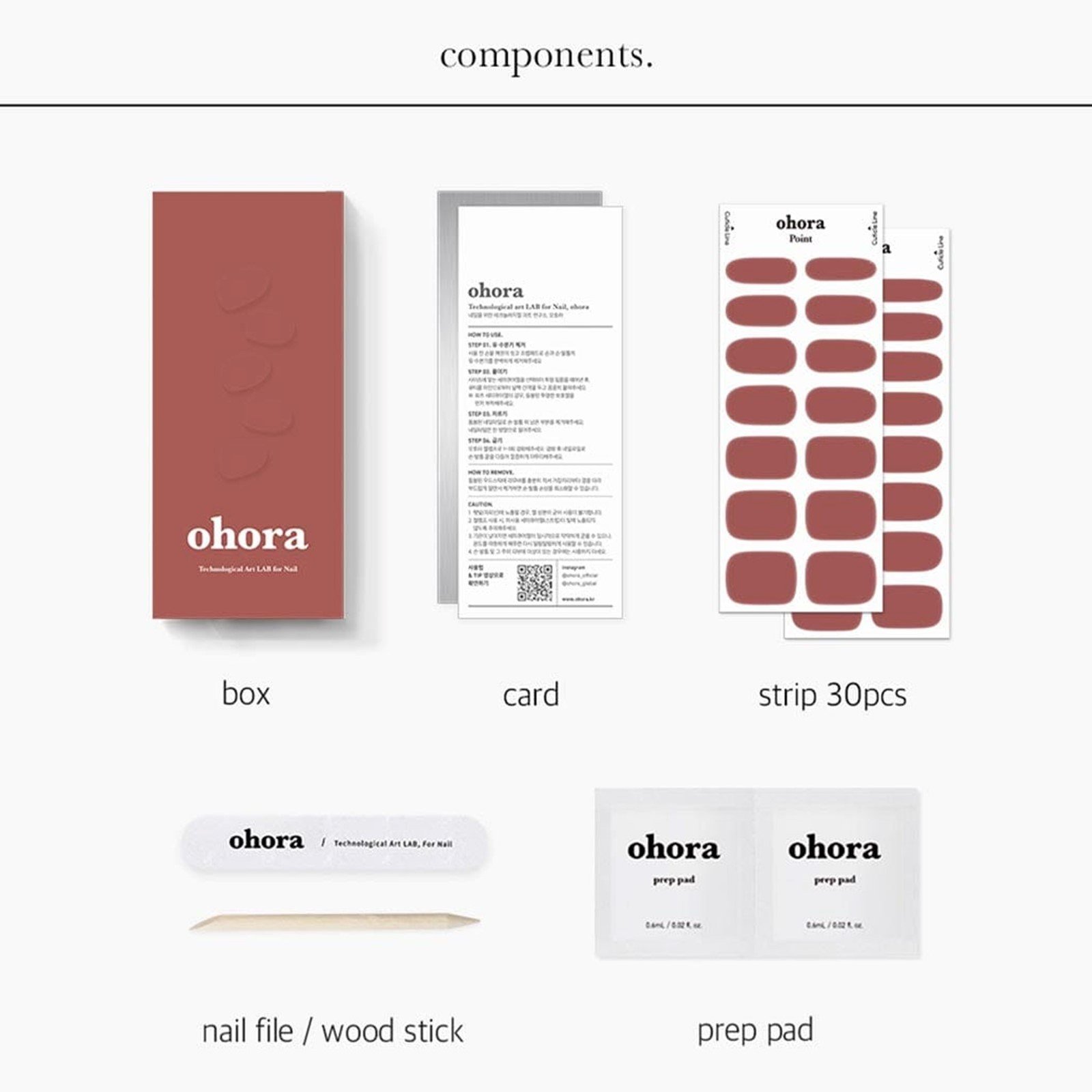 Ohora Semi Cured Gel Nail Strips United Kingdom