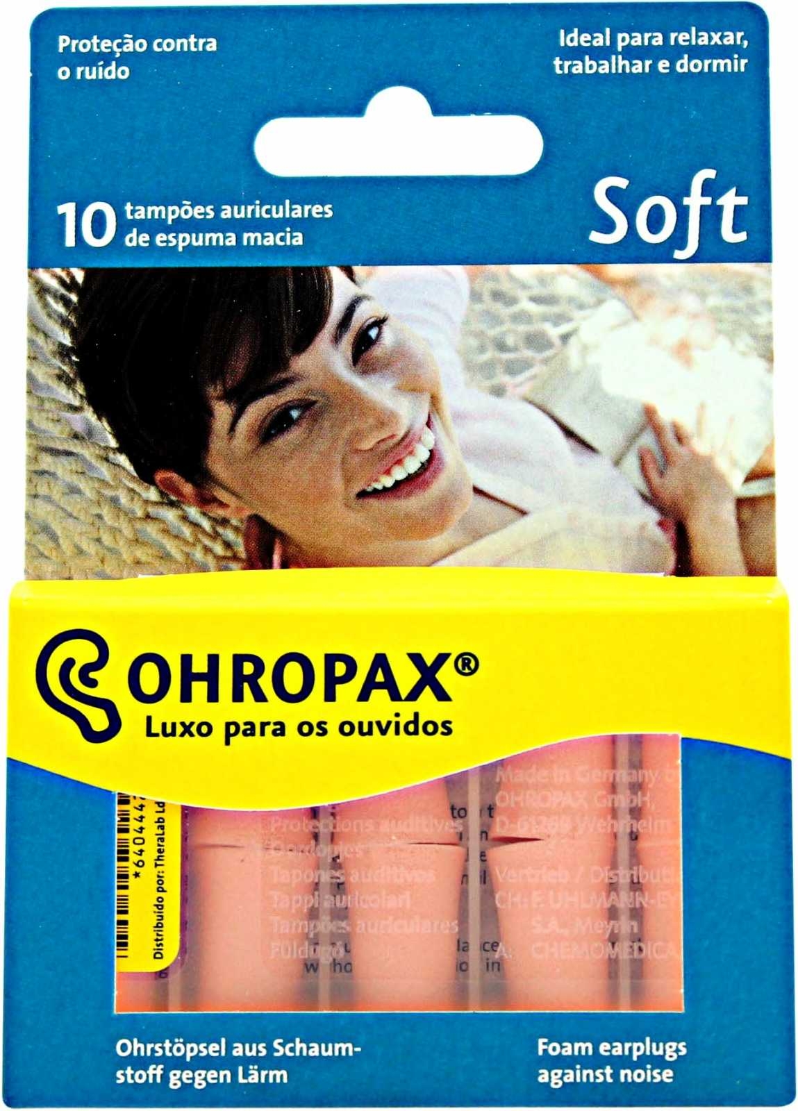 Ohropax Soft Ear Plugs x10 UK