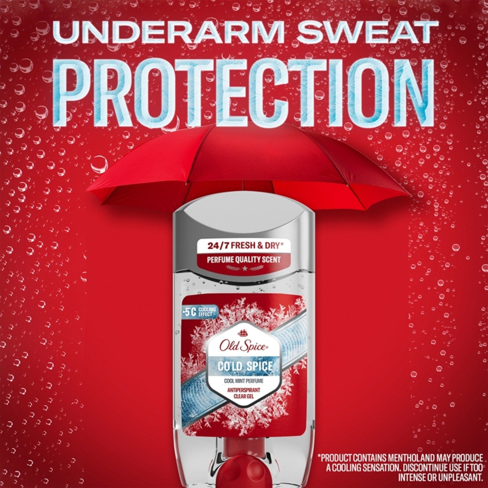 Old Spice Cold Spice Antiperspirant Clear Gel Cool Mint Perfume 70Ml ...