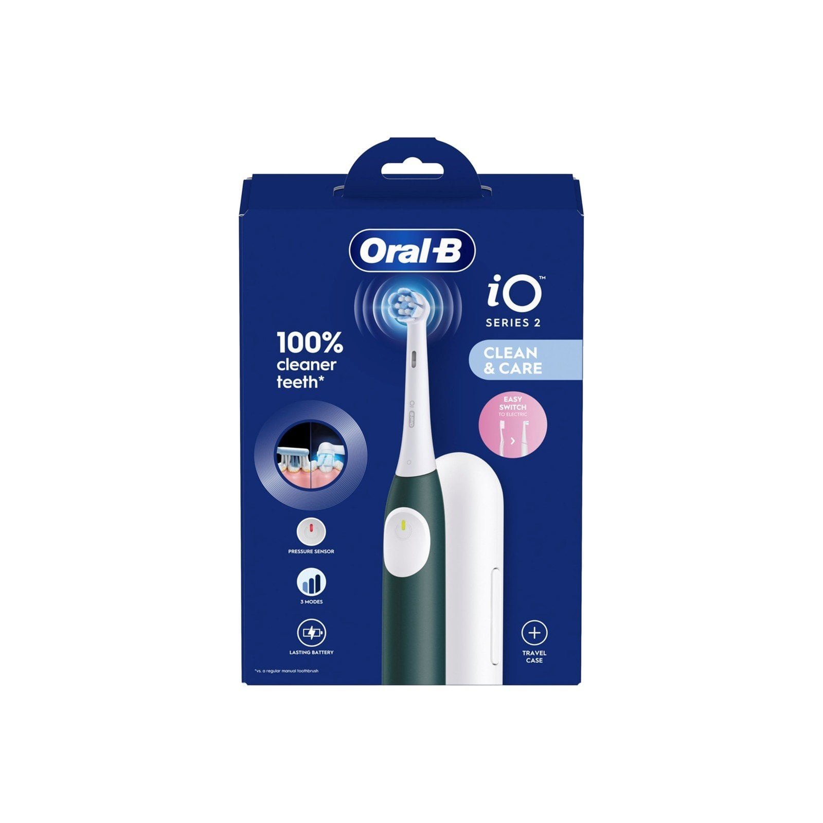 Oral-B iO™ Series 2 Clean & Care Green Electric Toothbrush