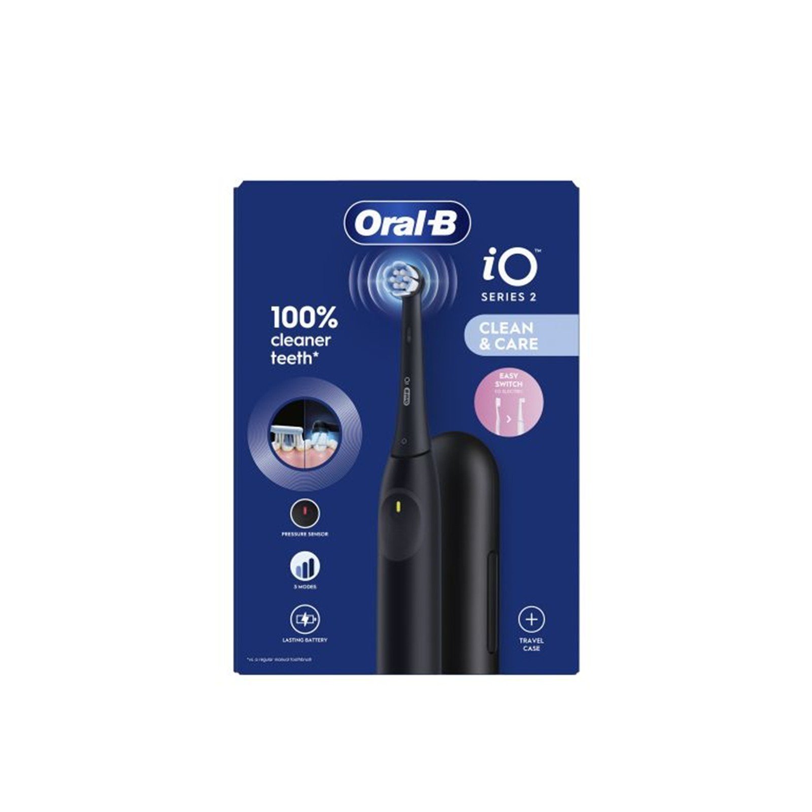 Oral-B iO™ Series 2 Clean & Care Night Black Electric Toothbrush Finland