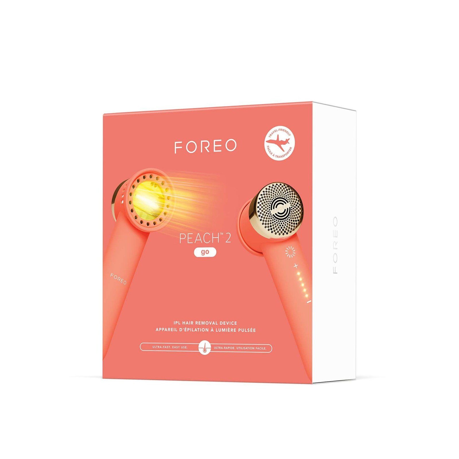 FOREO PEACH™ 2 Go IPL Hair Removal Device Peach USA