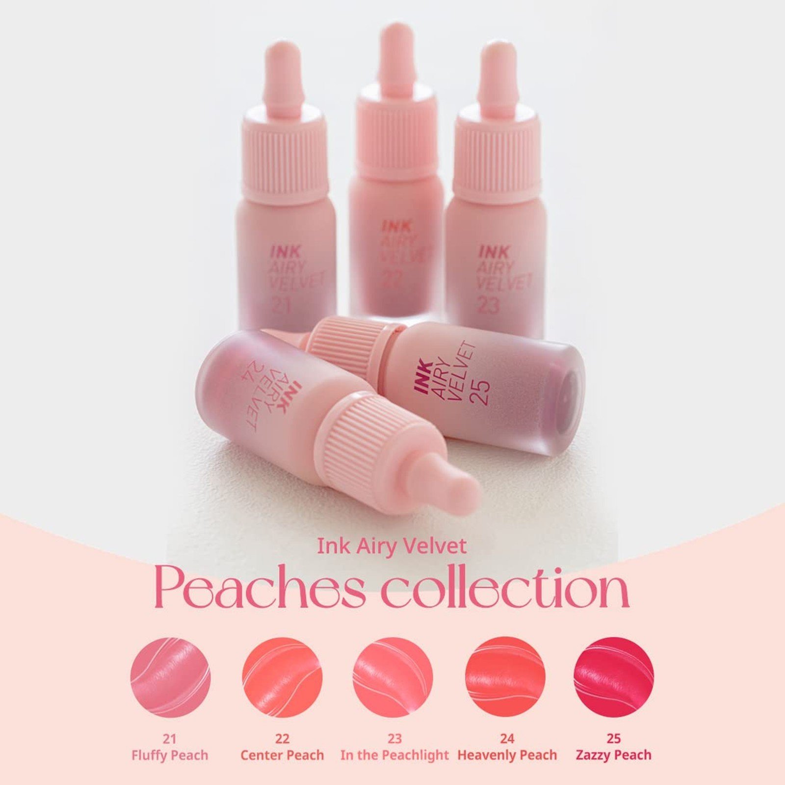 Peripera Ink Airy Velvet 24 Heavenly Peach 4g España