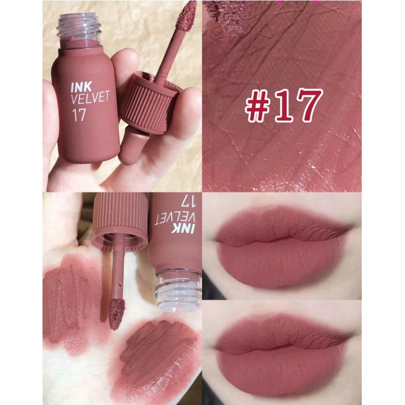 Peripera Ink Velvet 17 Rosy Nude 4g (0.14Oz) Estados Unidos