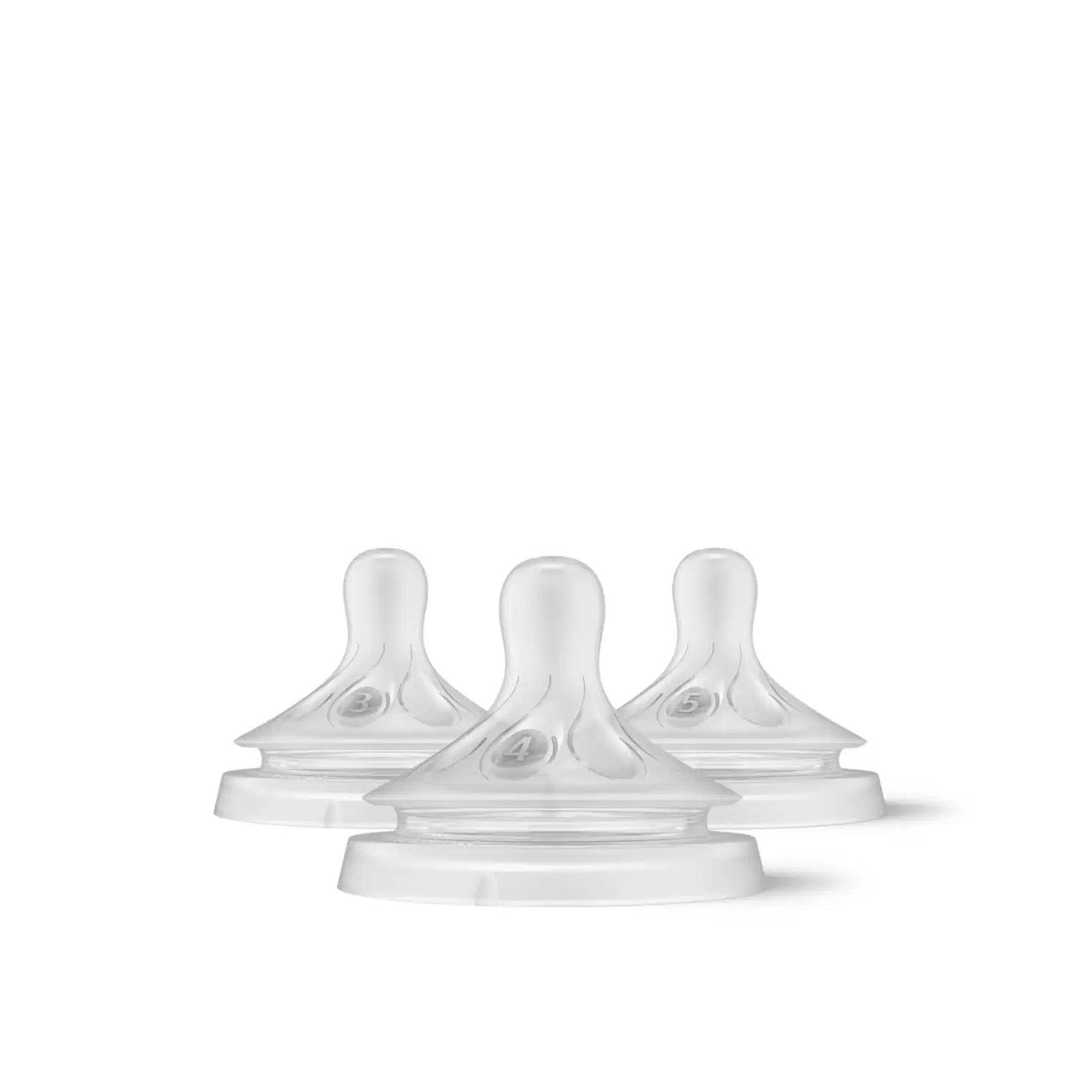 Philips Avent Natural Response Baby Bottle Silicone Nipple Flow 3/4/5 ...