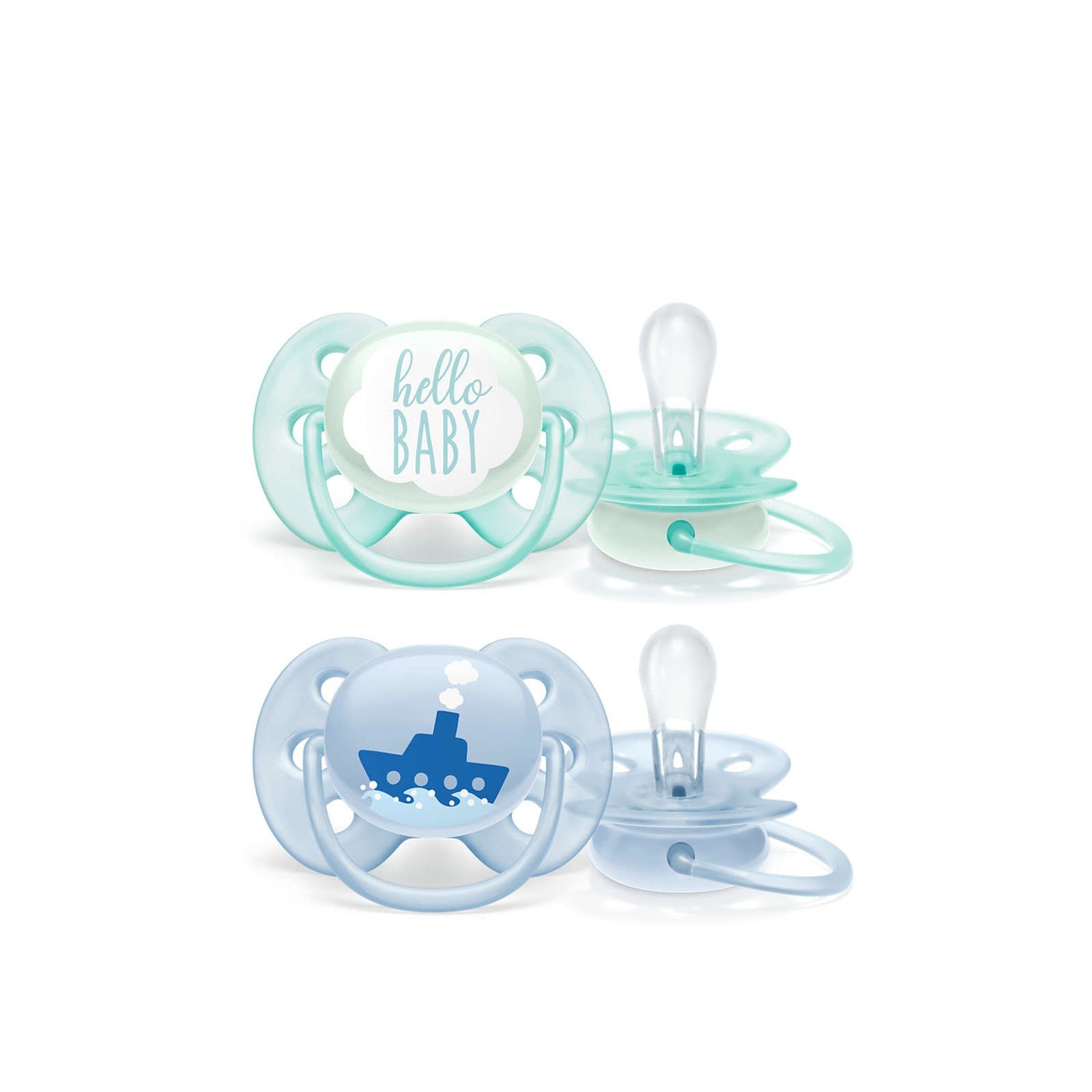 Buy Philips Avent Ultra Soft Pacifier 0-6m Blue x2 · Lietuva