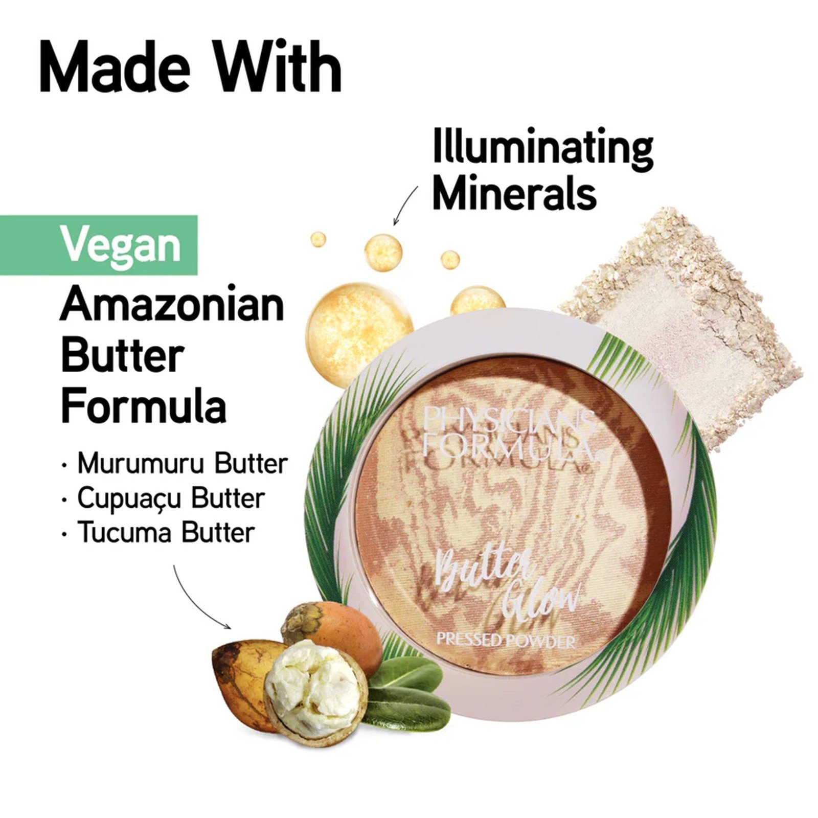 Physicians Formula Butter Glow Pressed Powder Translucent Glow 7.5g ...