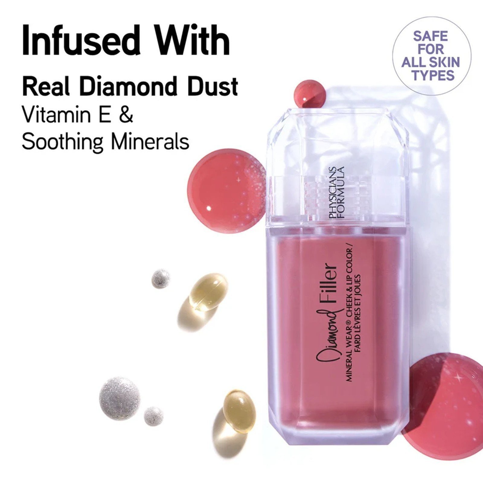 Physicians Formula Mineral Wear Diamond Filler Cheek & Lip Color ...