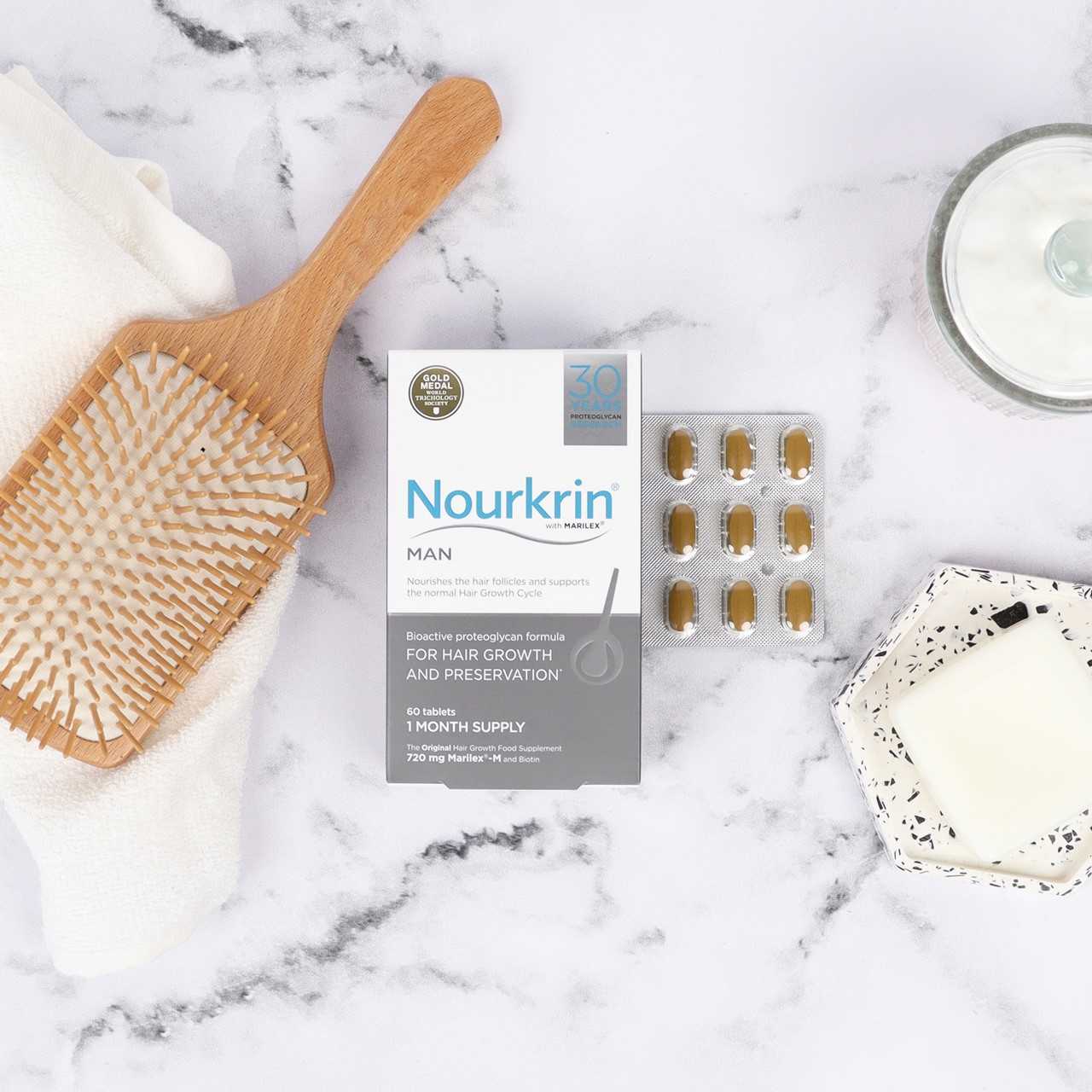 Nourkrin Man Hair Growth & Preservation Tablets x60 Japan