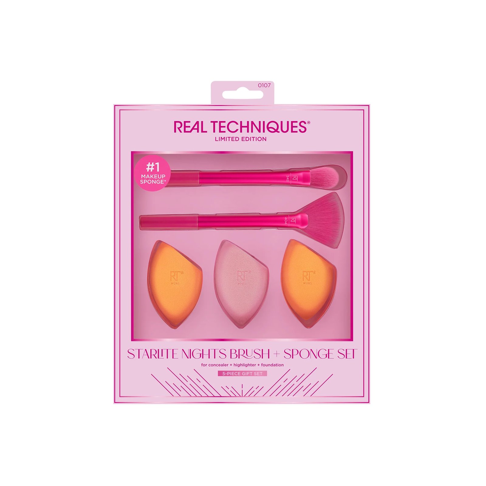 Real Techniques Starlite Nights Brush + Sponge Set USA
