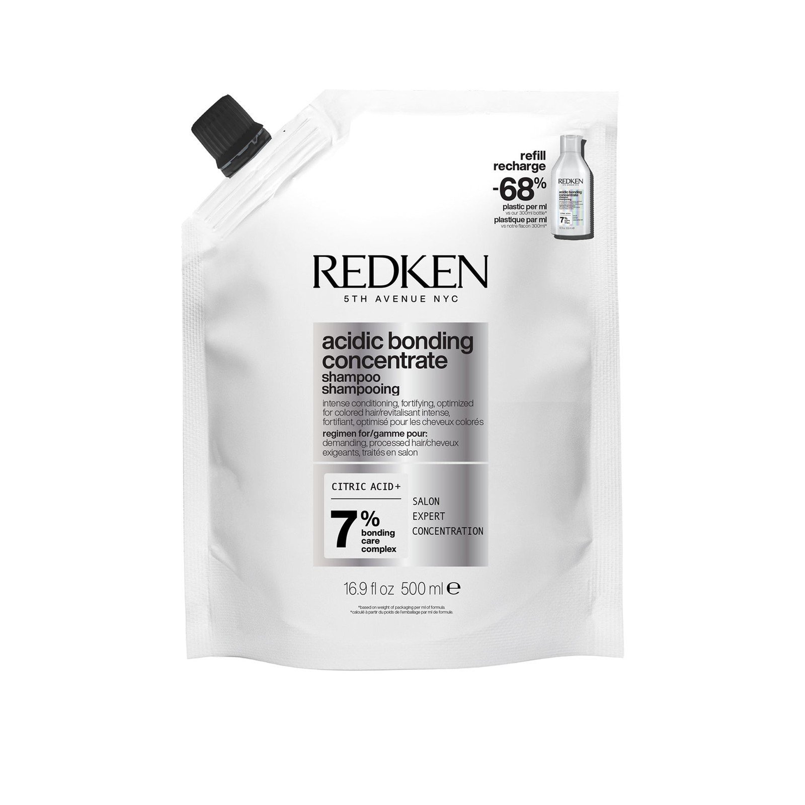 Redken Киселинен Концентрат за Свързване на Шампоан с Пълнител 500 мл ...