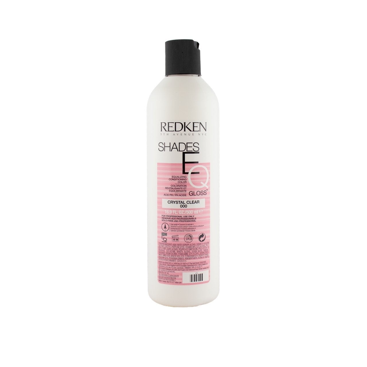 Redken Shades EQ Gloss Demi-Permanent Hair Dye 000 Crystal Clear 500ml ...