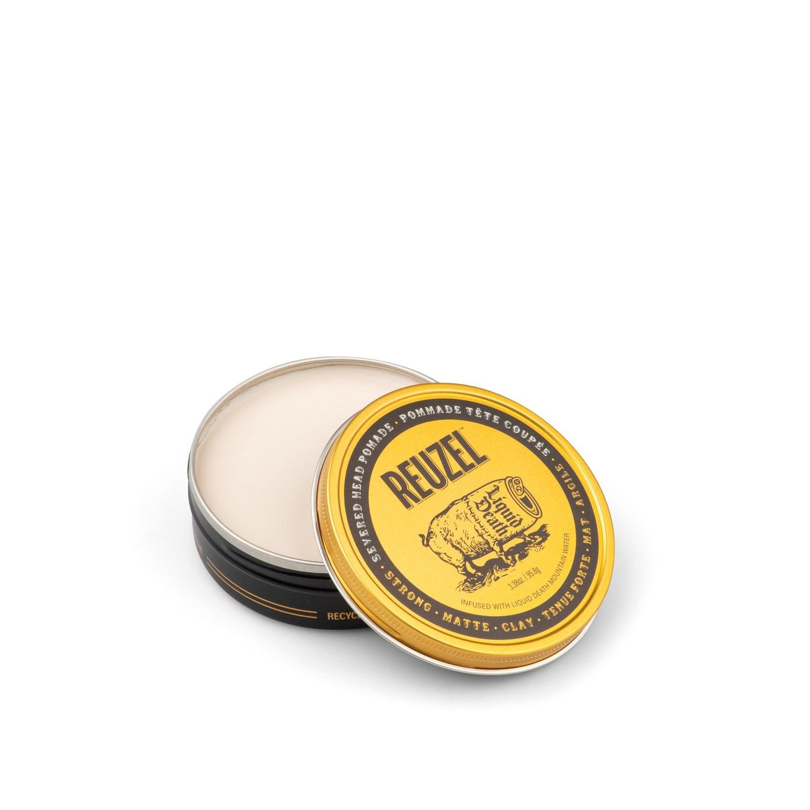 Reuzel x Liquid Death Severed Head Strong Matte Clay Pomade 95g Sweden