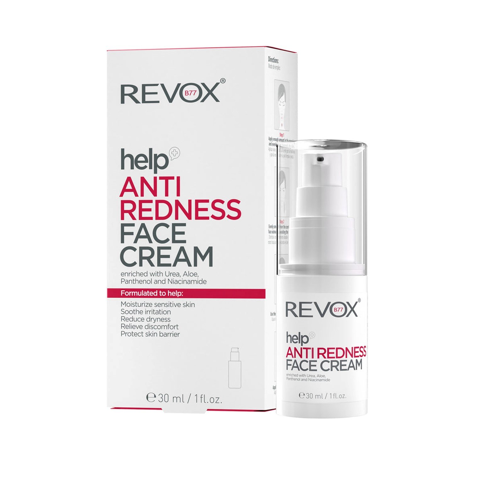 Revox B77 Help Anti Redness Face Cream 30Ml Puerto Rico