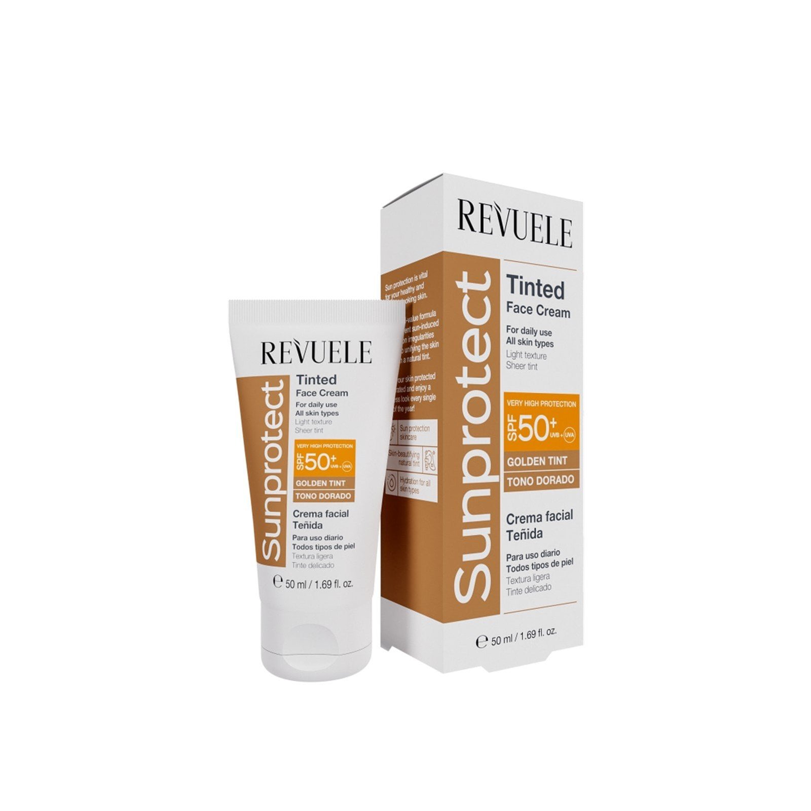 Revuele Sunprotect Tinted Face Cream Spf50+ Golden Tint 50Ml Slovensko