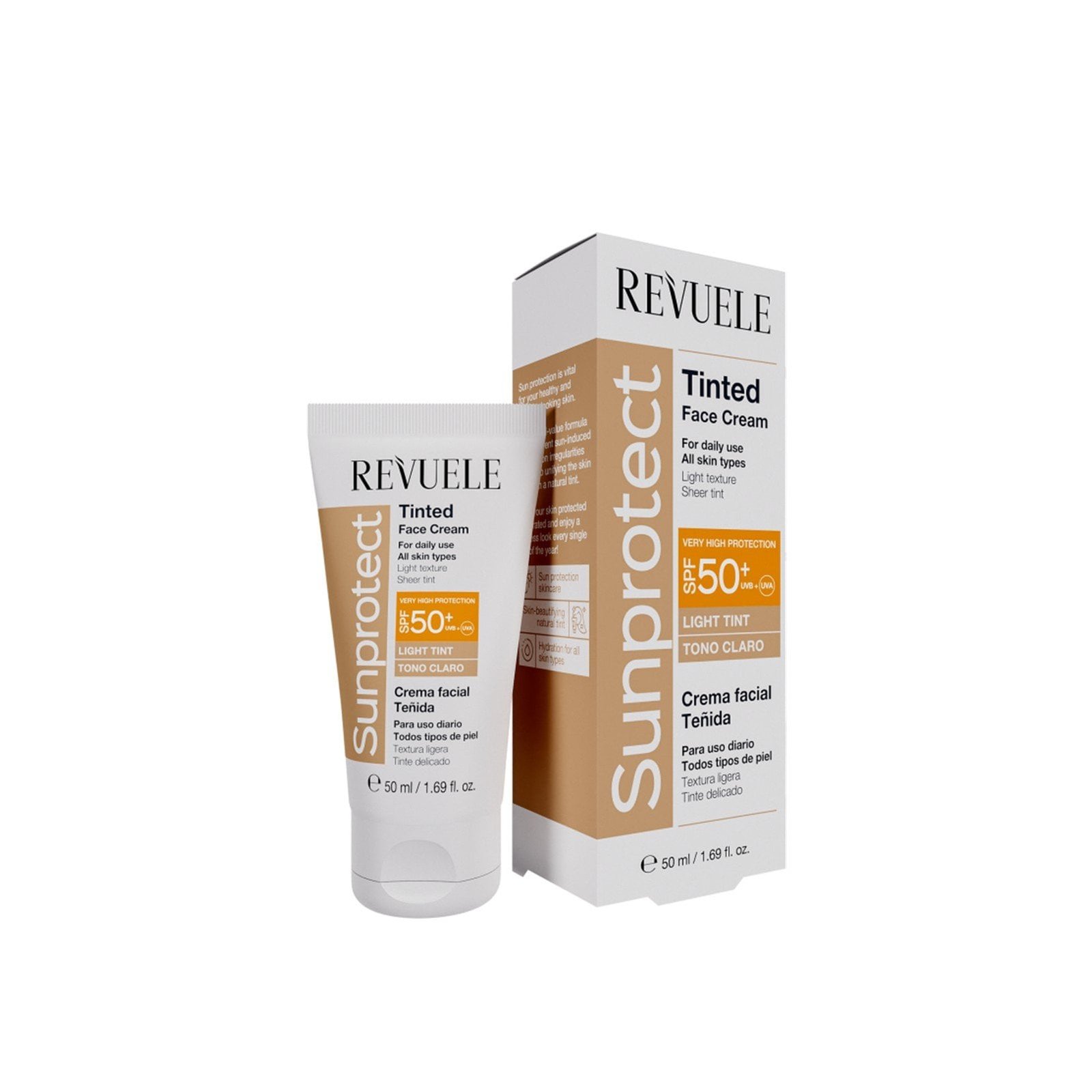 Revuele Sunprotect Tinted Face Cream SPF50+ Light Tint 50ml Puerto Rico