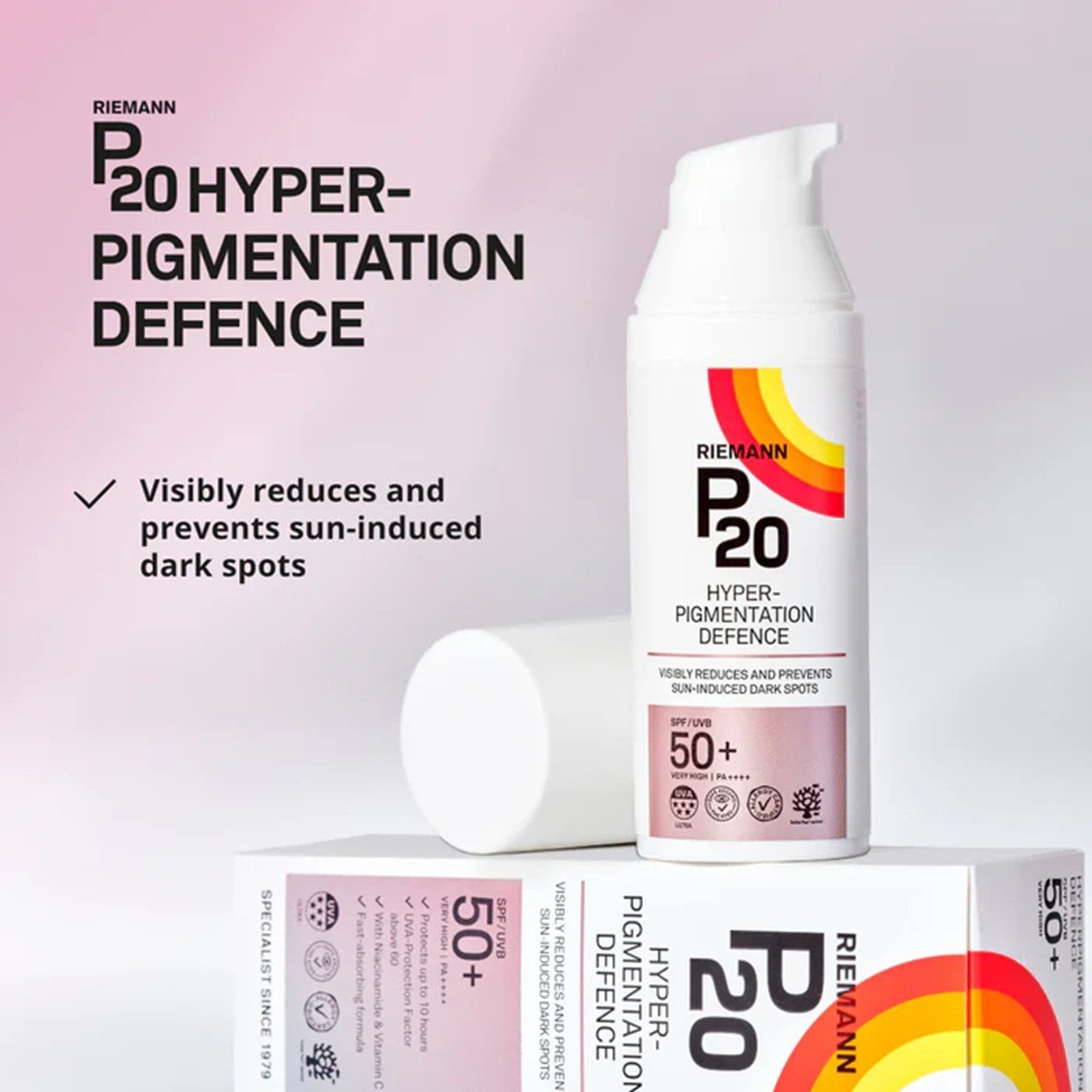 Riemann P20 Hyperpigmentation Defence Sunscreen SPF50+ 50g Romania