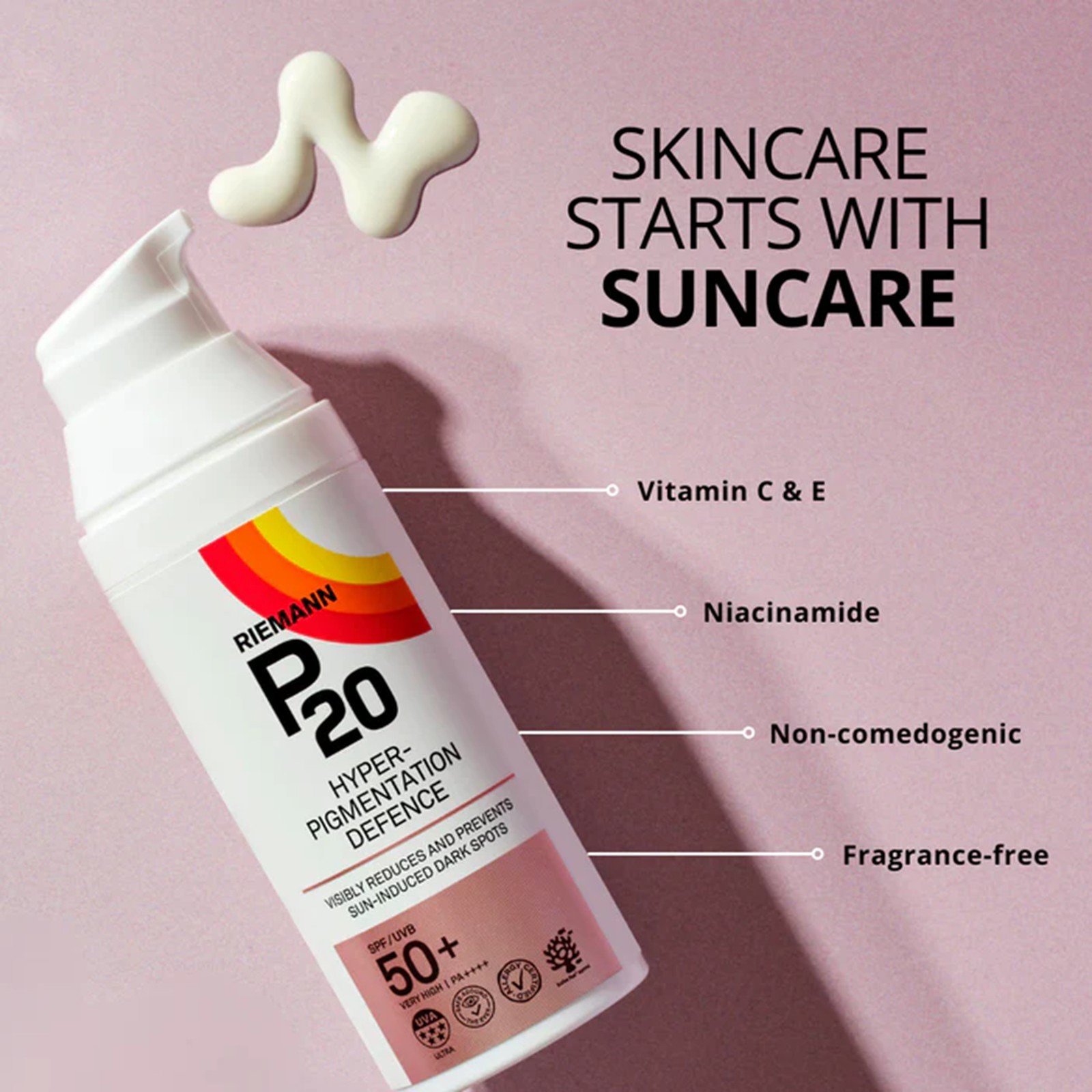Riemann P20 Hyperpigmentation Defence Sunscreen SPF50+ 50g (1.76oz) USA