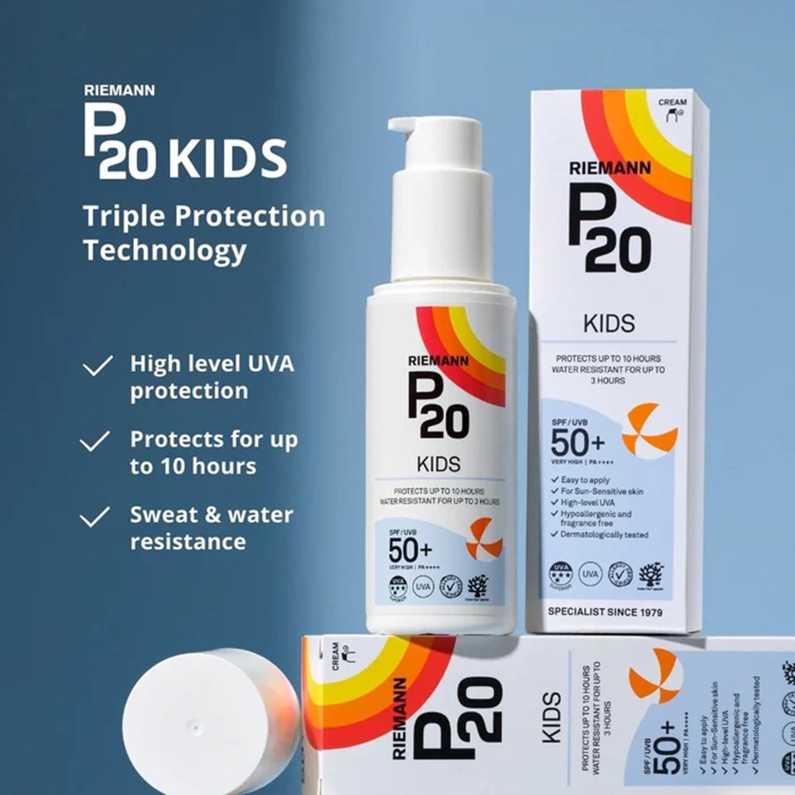 Riemann P20 Kids Sunscreen SPF50+ 200ml Australia