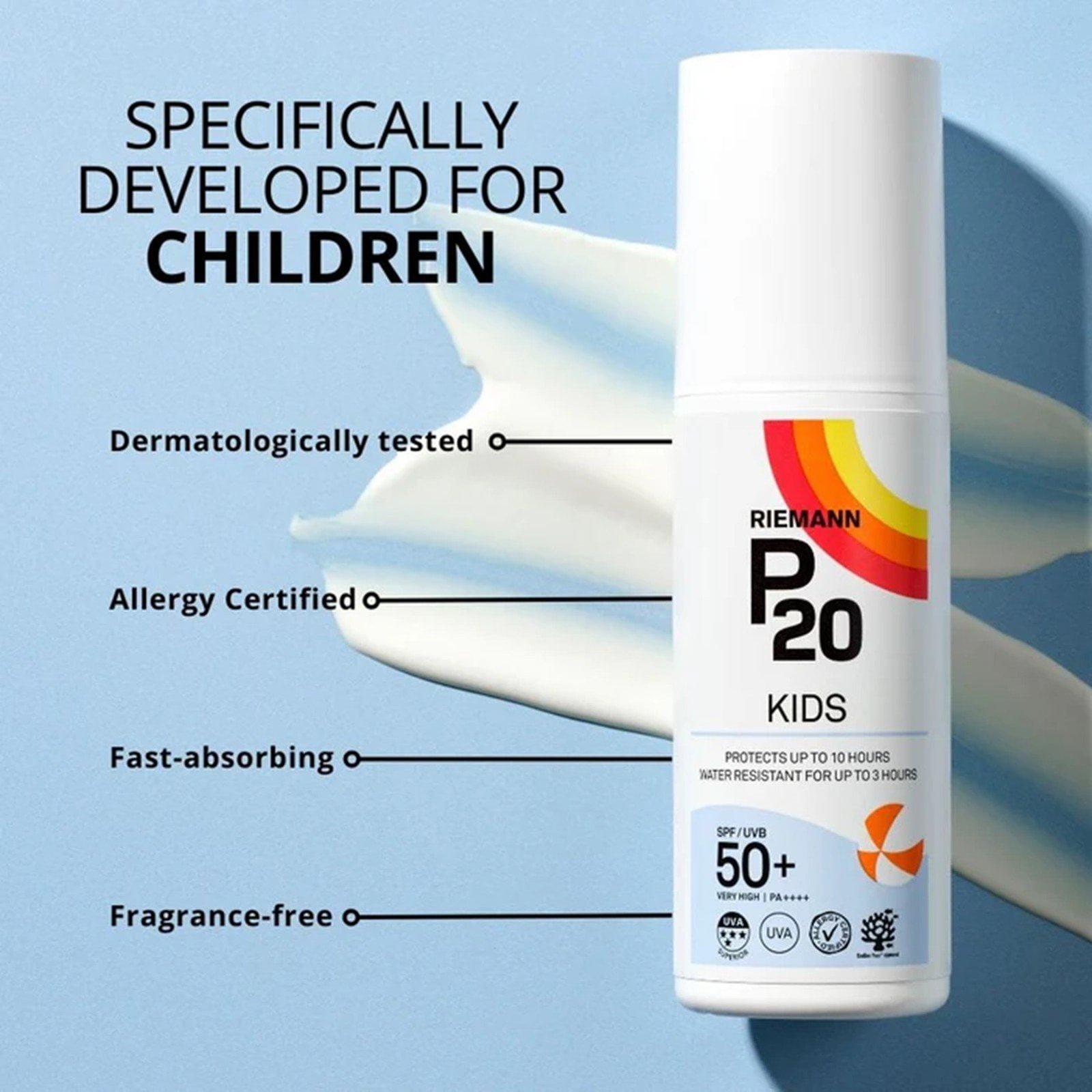 Riemann P20 Kids Sunscreen SPF50+ 200ml (6.76floz) USA