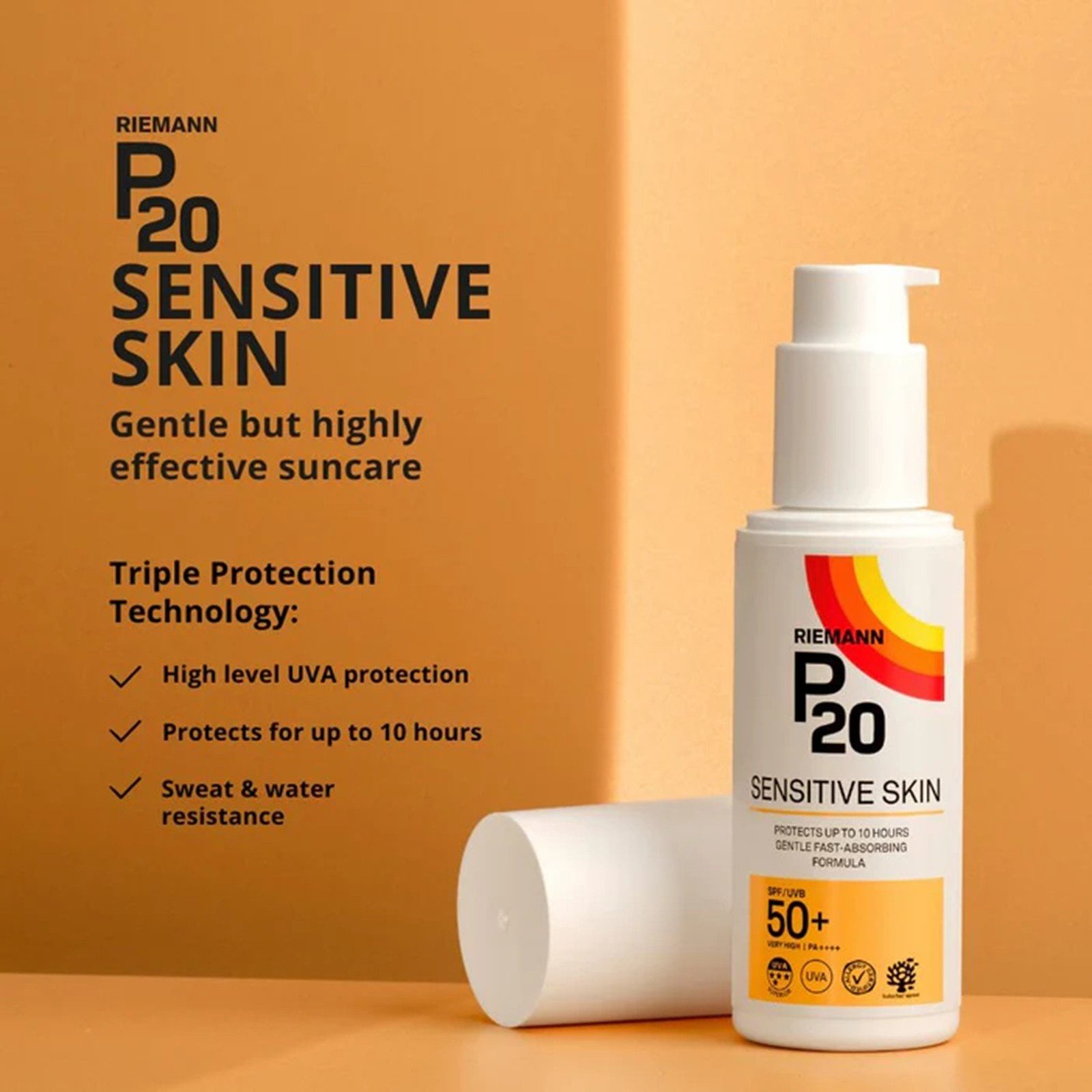 Riemann P20 Sensitive Skin Sunscreen SPF50+ 200ml (6.76floz) USA