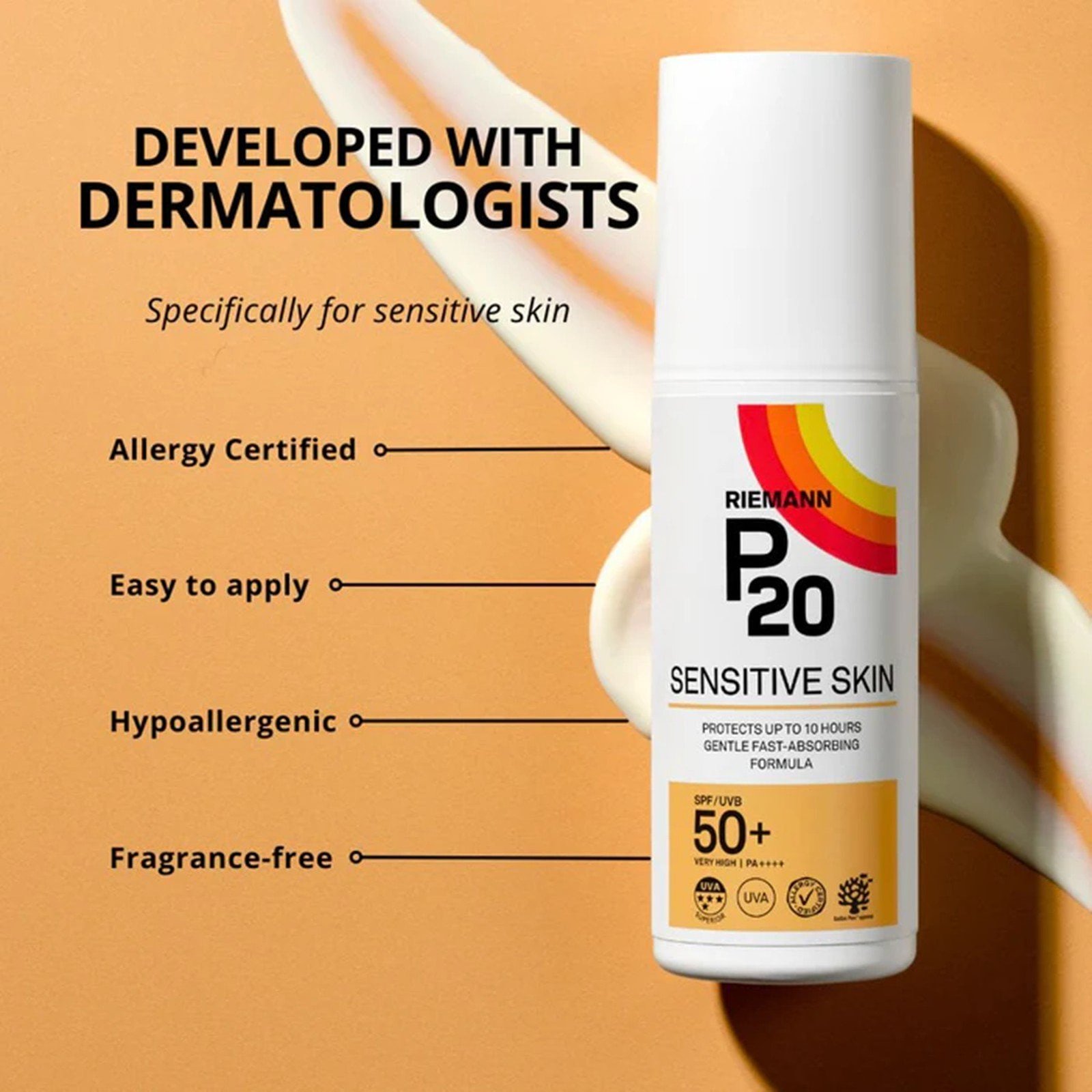 Riemann P20 Sensitive Skin Sunscreen SPF50+ 200ml (6.76floz) USA