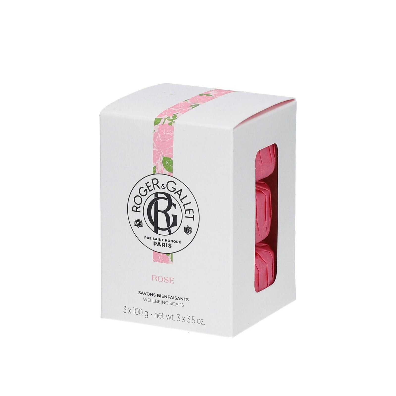 Roger&Gallet Rose Scented Soap Coffret 3x100g (3x3.53oz) USA