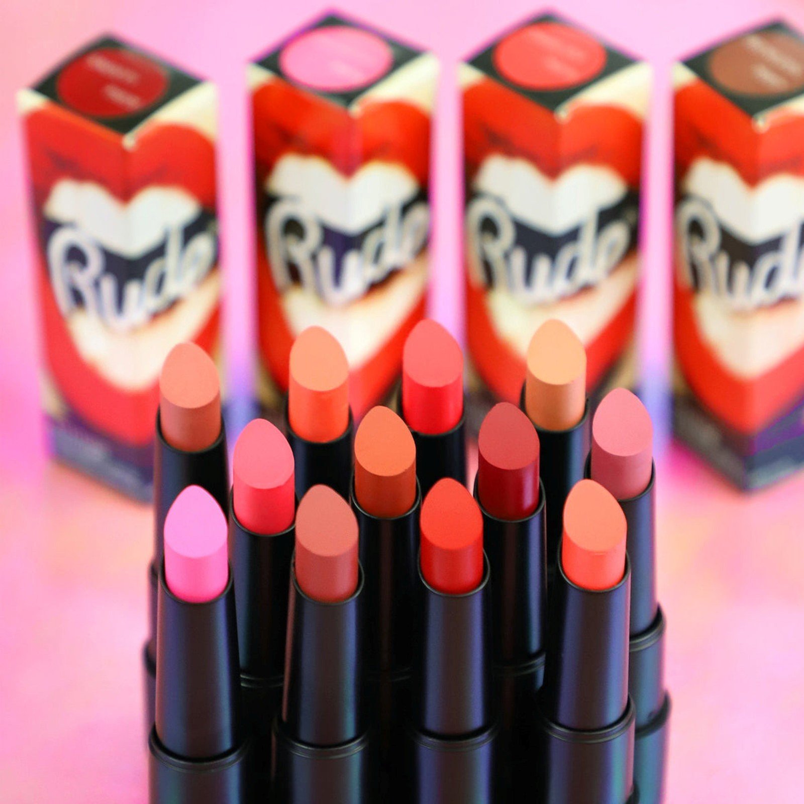 Rude Cosmetics Attitude Creamy Matte Lipstick Disobedient 2.5G Puerto Rico