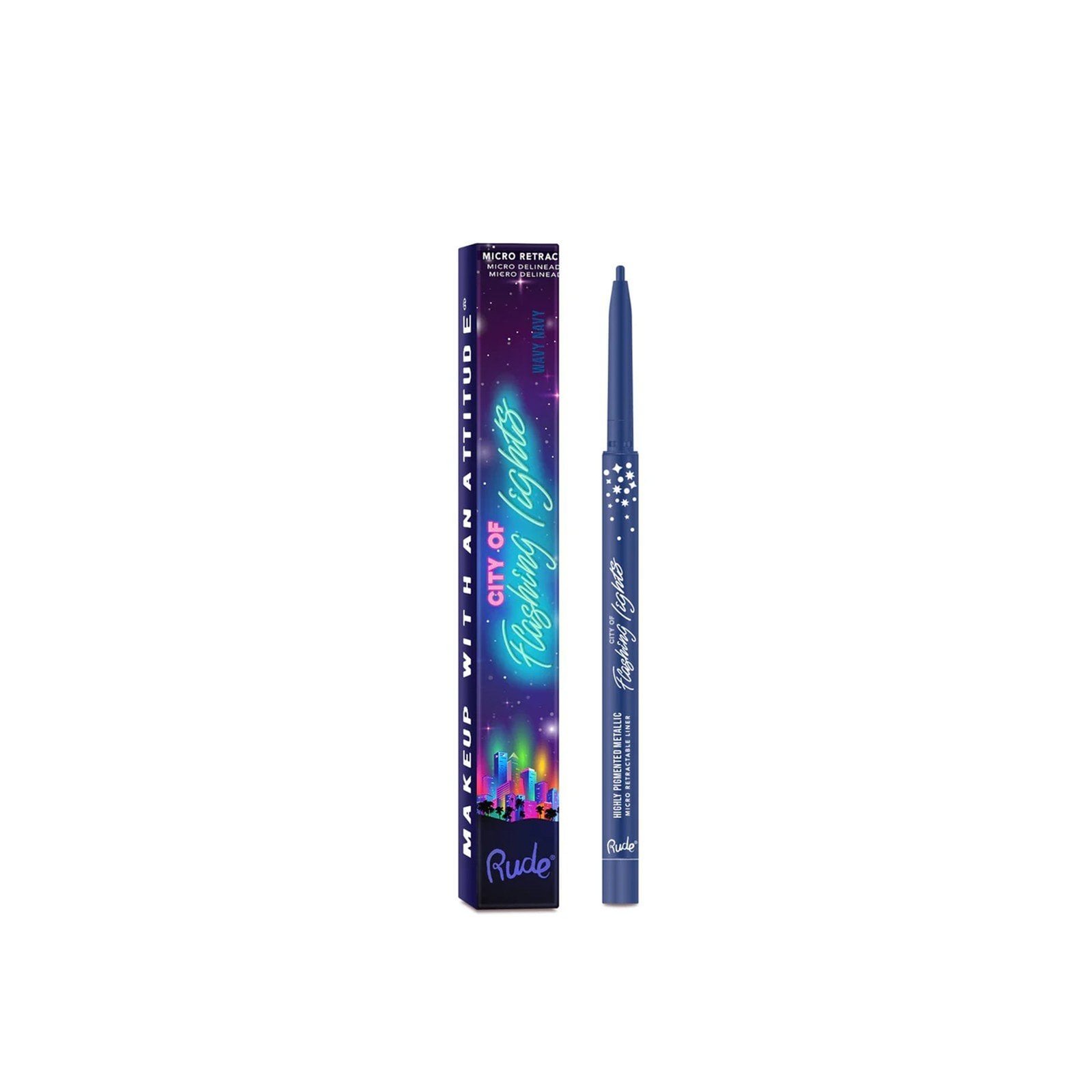 Rude Cosmetics City of Flashing Lights Highly Pigmented Micro ...