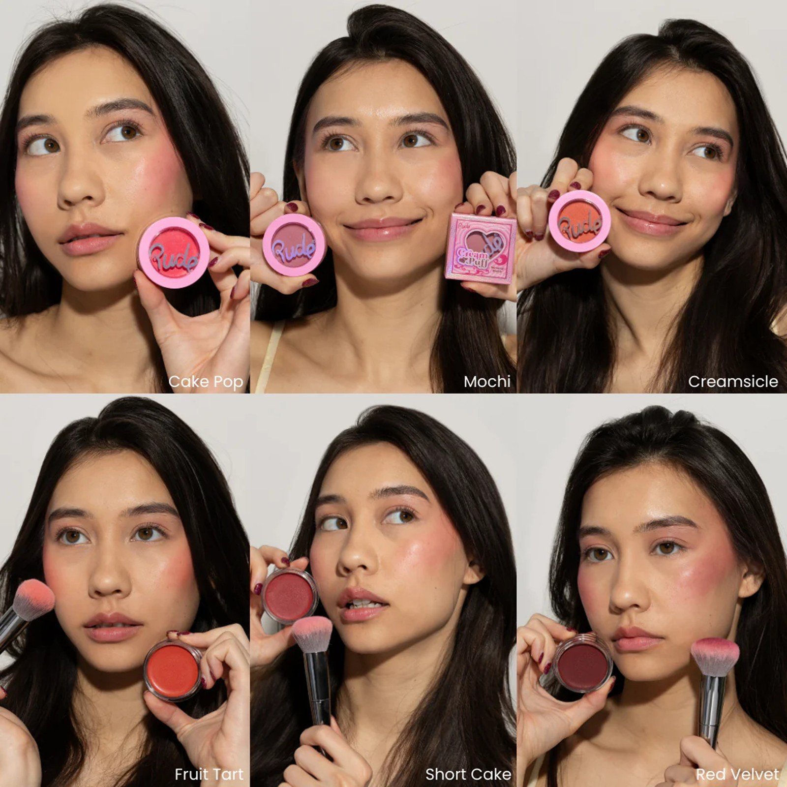 Rude Cosmetics Cream Puff Natural Blush Fruit Tart 6g France