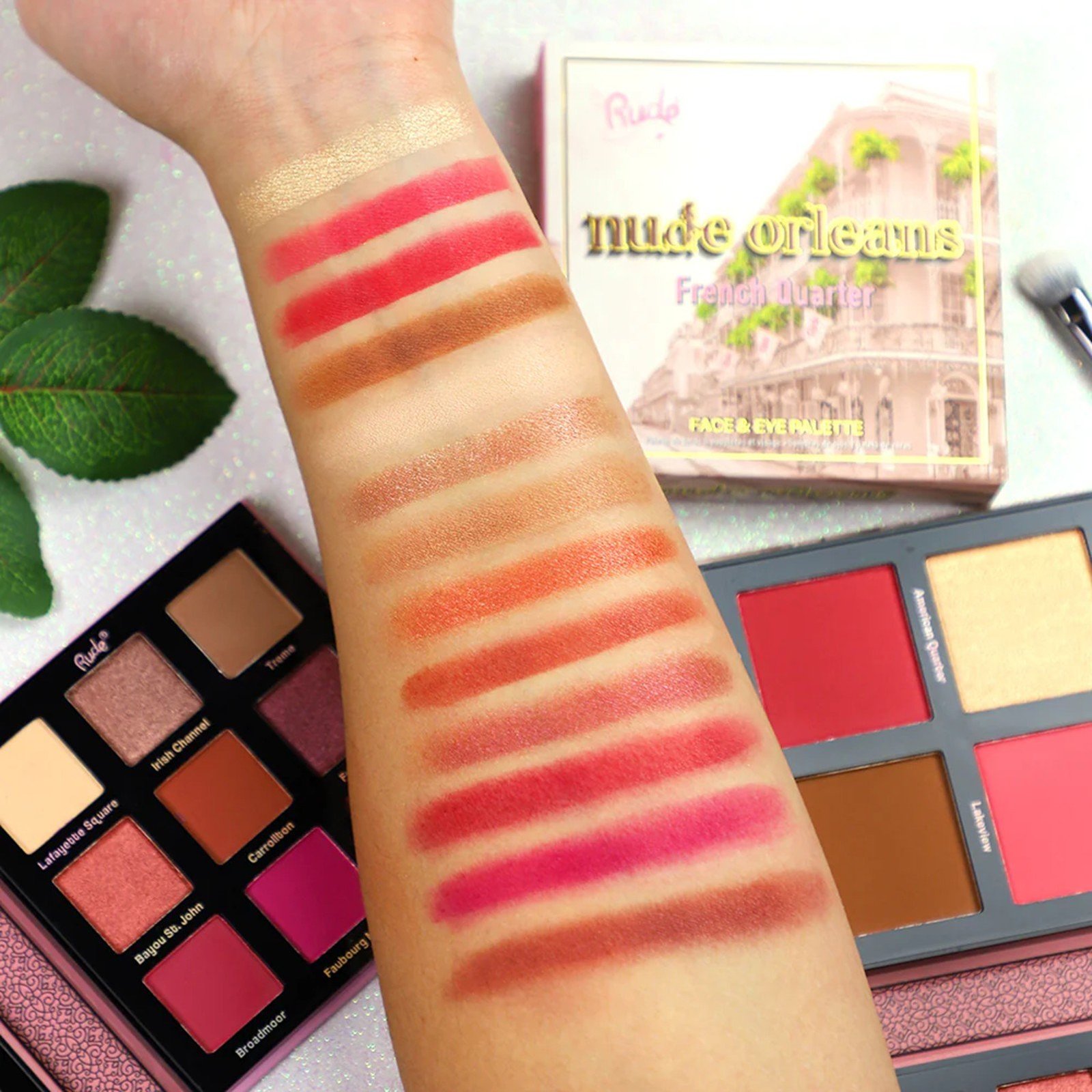 Rude Cosmetics Nude Orleans Face & Eye Palette Portugal