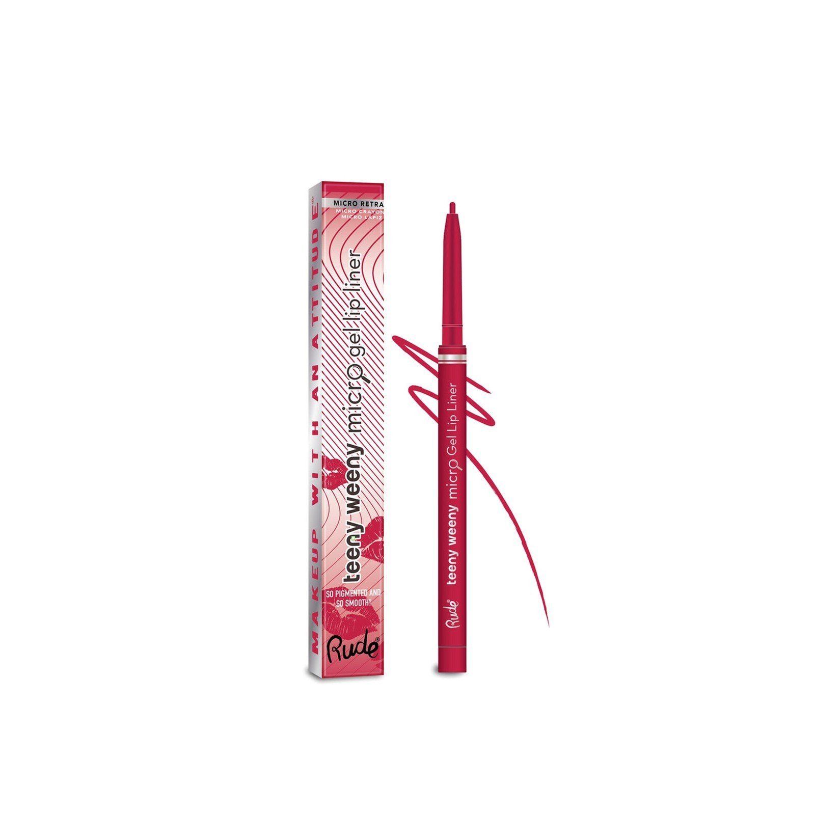 Rude Cosmetics Teeny Weeny Micro Gel Lip Liner Seeing Red 0.1g Canada