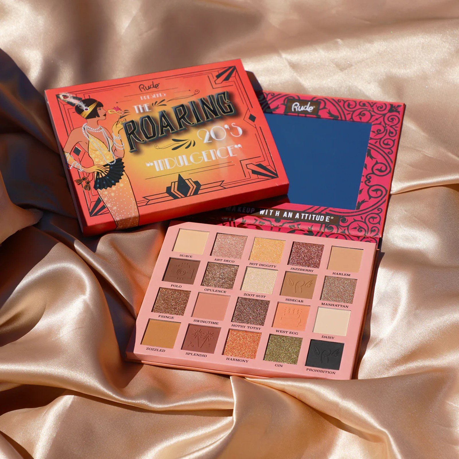 Rude Cosmetics The Roaring 20's Eyeshadow Palette Indulgence Japan
