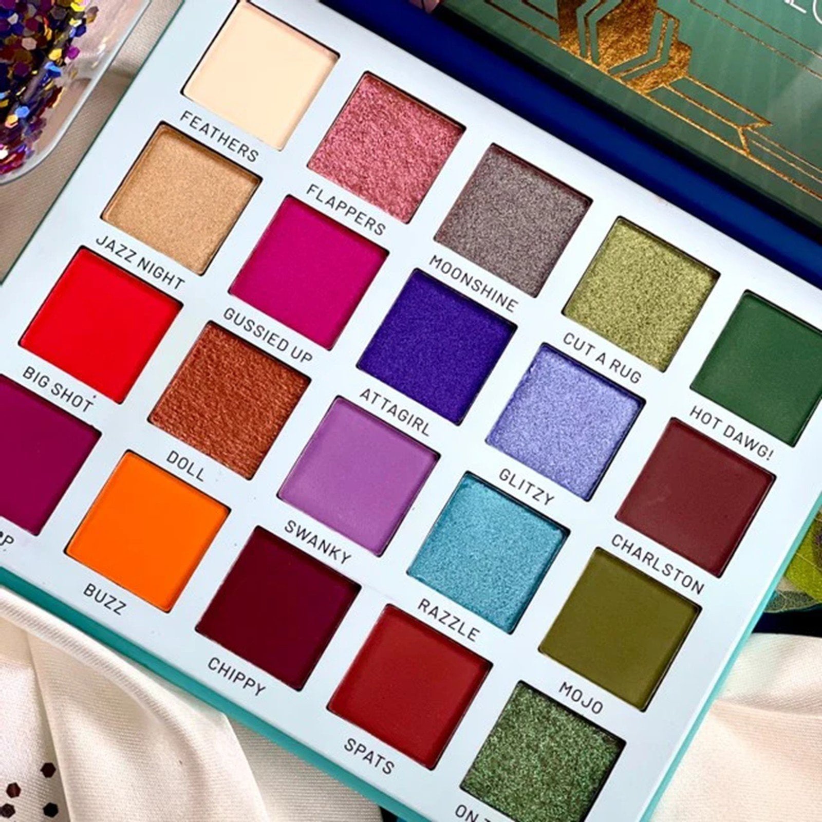 Rude Cosmetics The Roaring 20's Eyeshadow Palette Reckless Malaysia