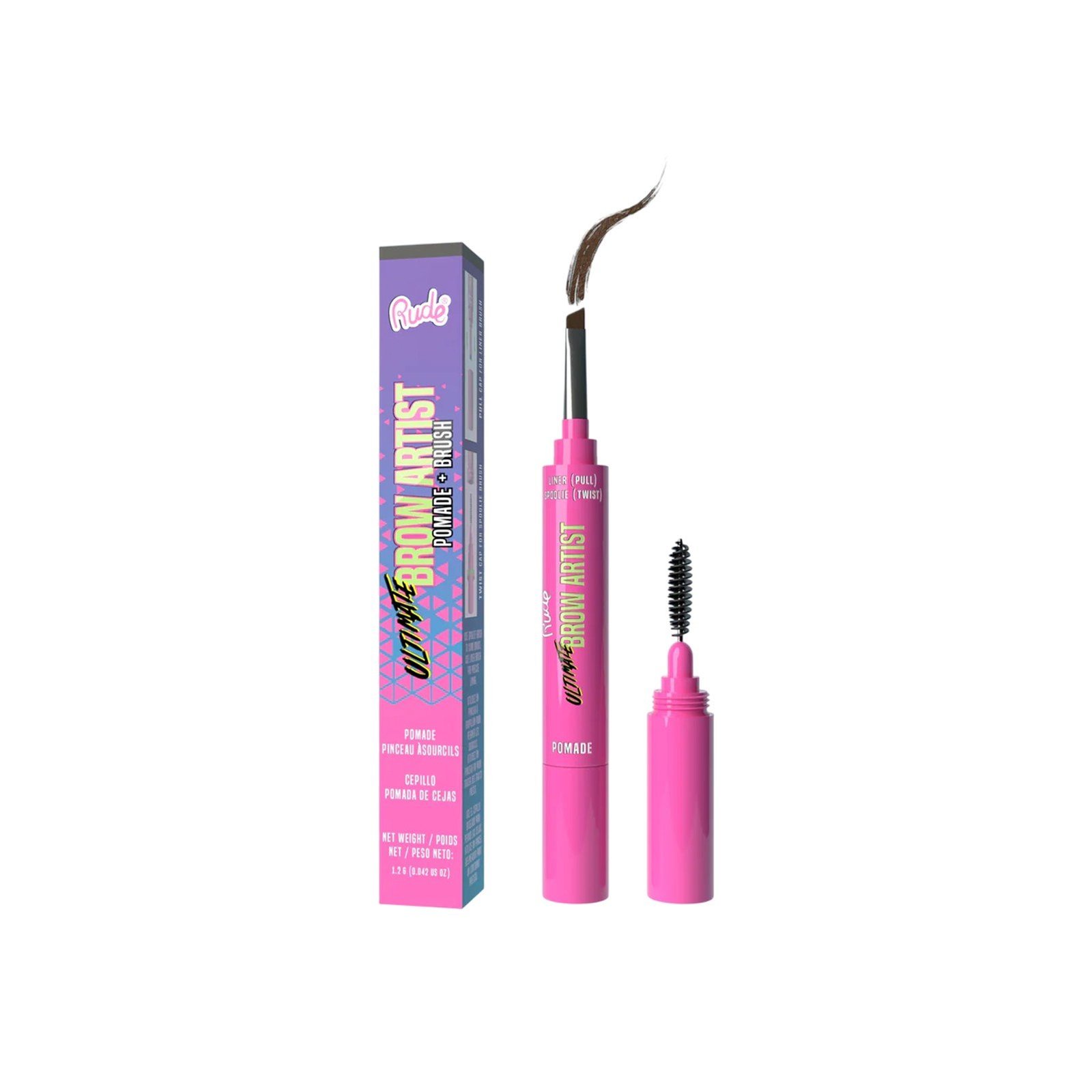 Rude Cosmetics Ultimate Brow Artist Pomade + Brush Nepal