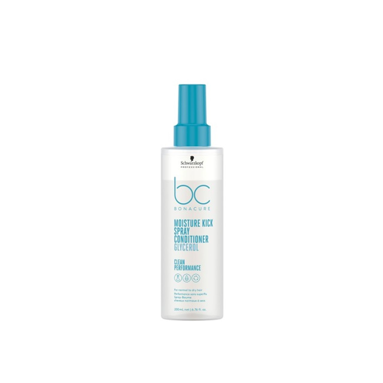 Schwarzkopf BC Moisture Kick Glycerol Spray Conditioner 200ml (6.76fl ...