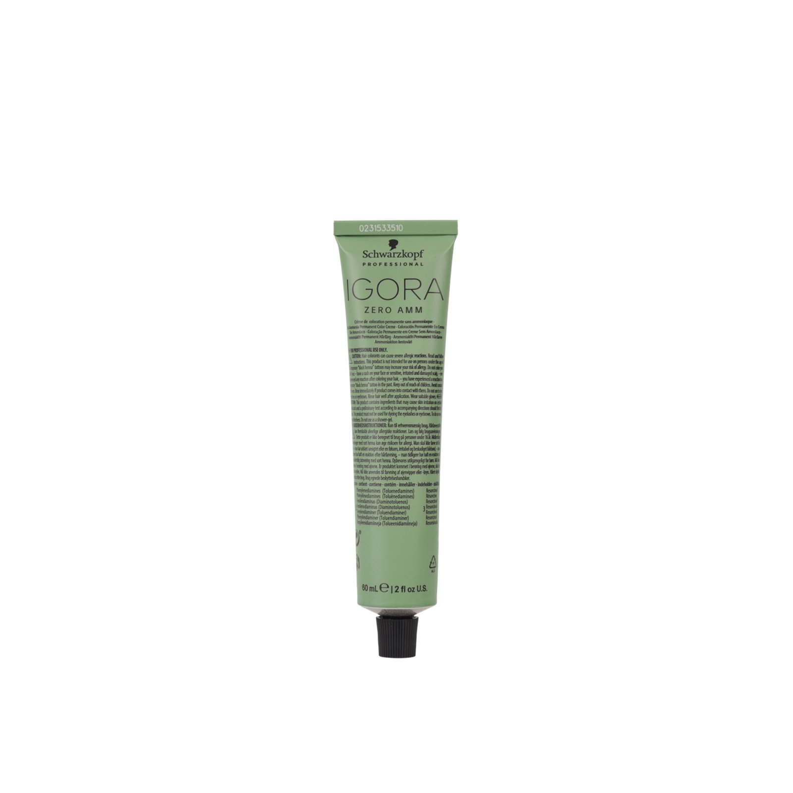 Schwarzkopf Igora Zero AMM 9-0 Extra Light Blonde Natural 60ml (2 fl oz ...
