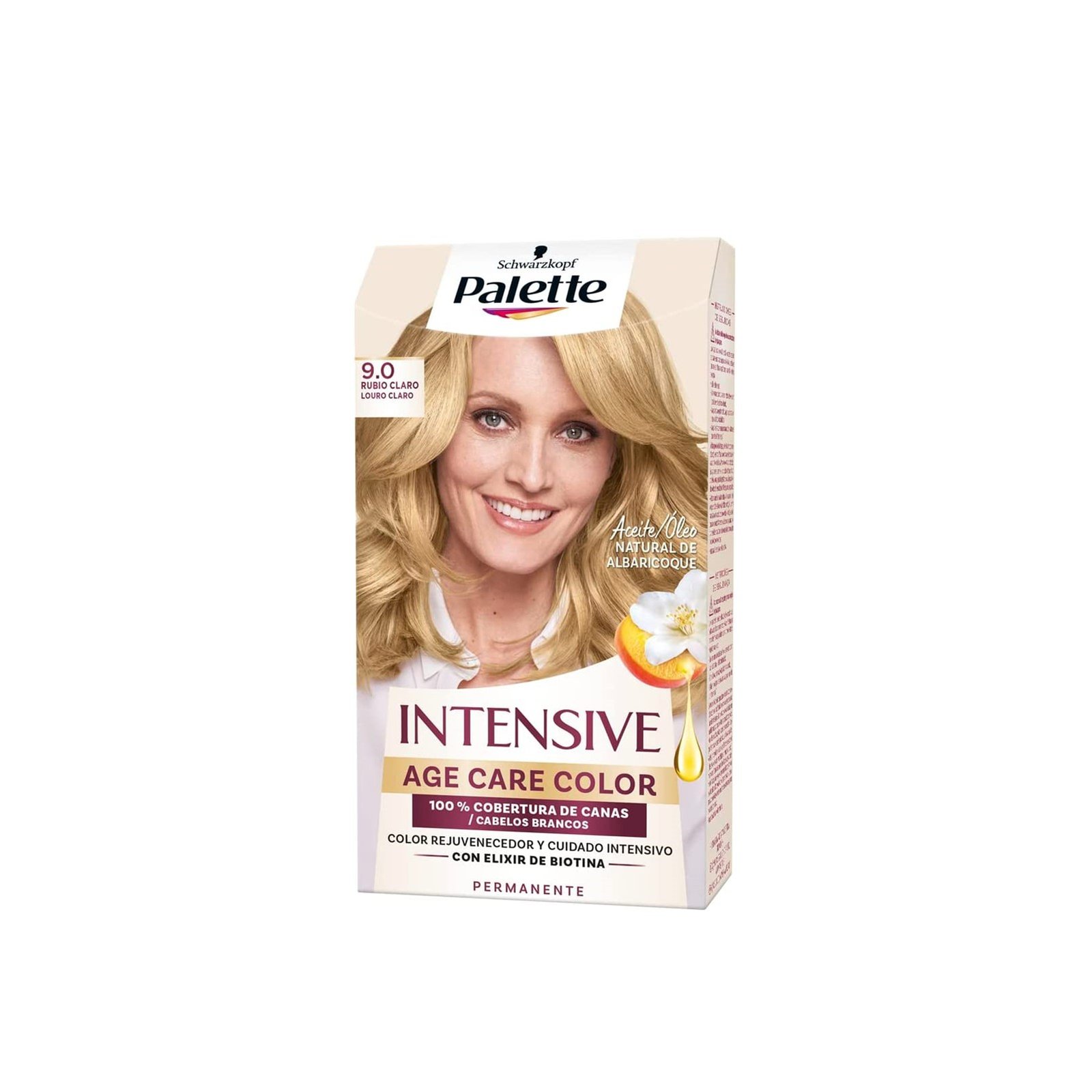 Schwarzkopf Palette Intensive Age Care Color Permanent Hair Dye Thailand