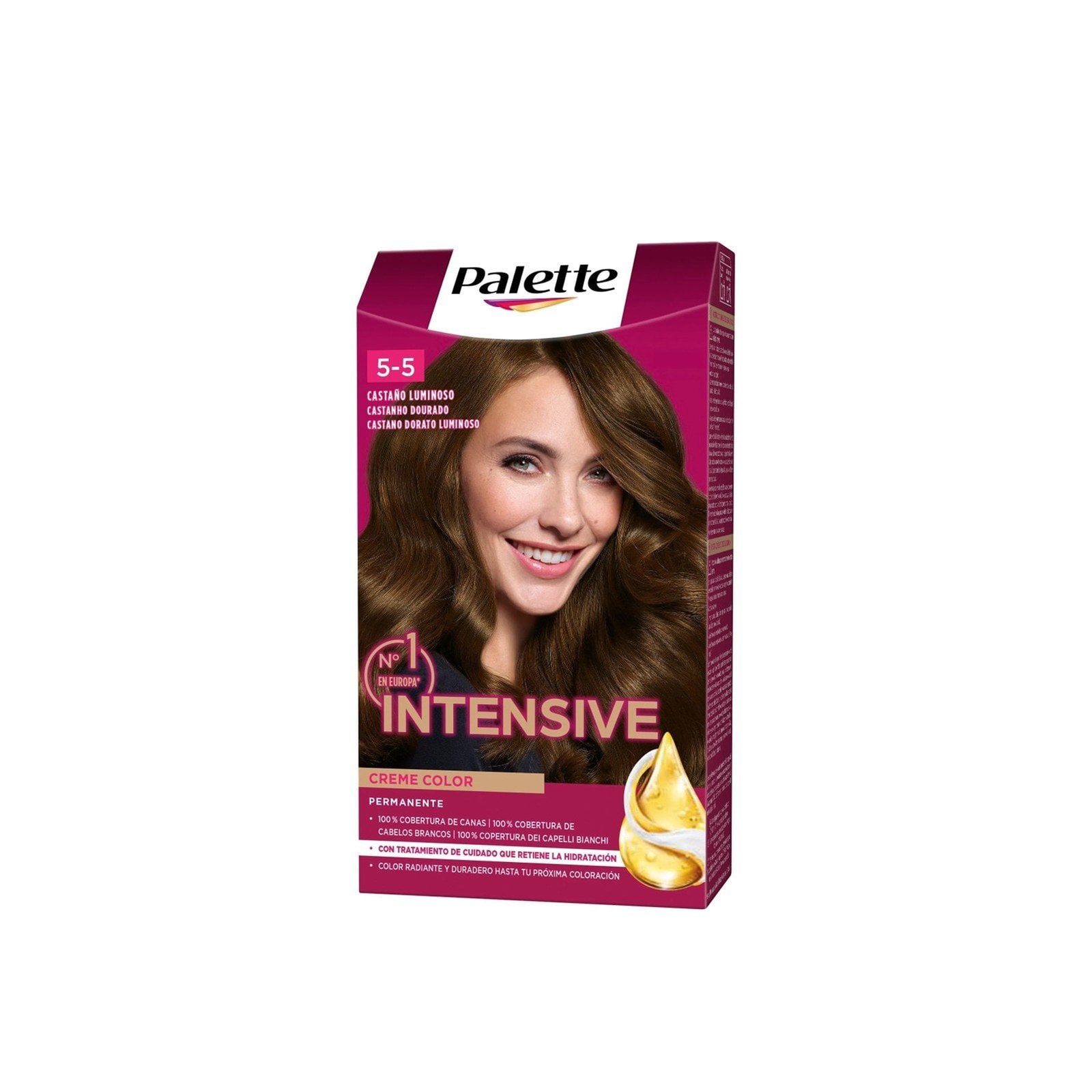 Schwarzkopf Palette Intensive Creme Color Permanent Hair Dye 5-5 Golden ...