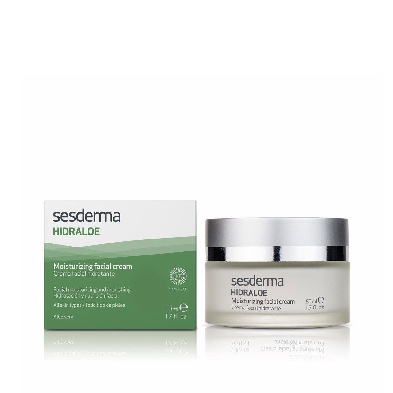 شراء عبر الإنترنت Sesderma Hidraloe Moisturizing Facial Cream 50Ml ...