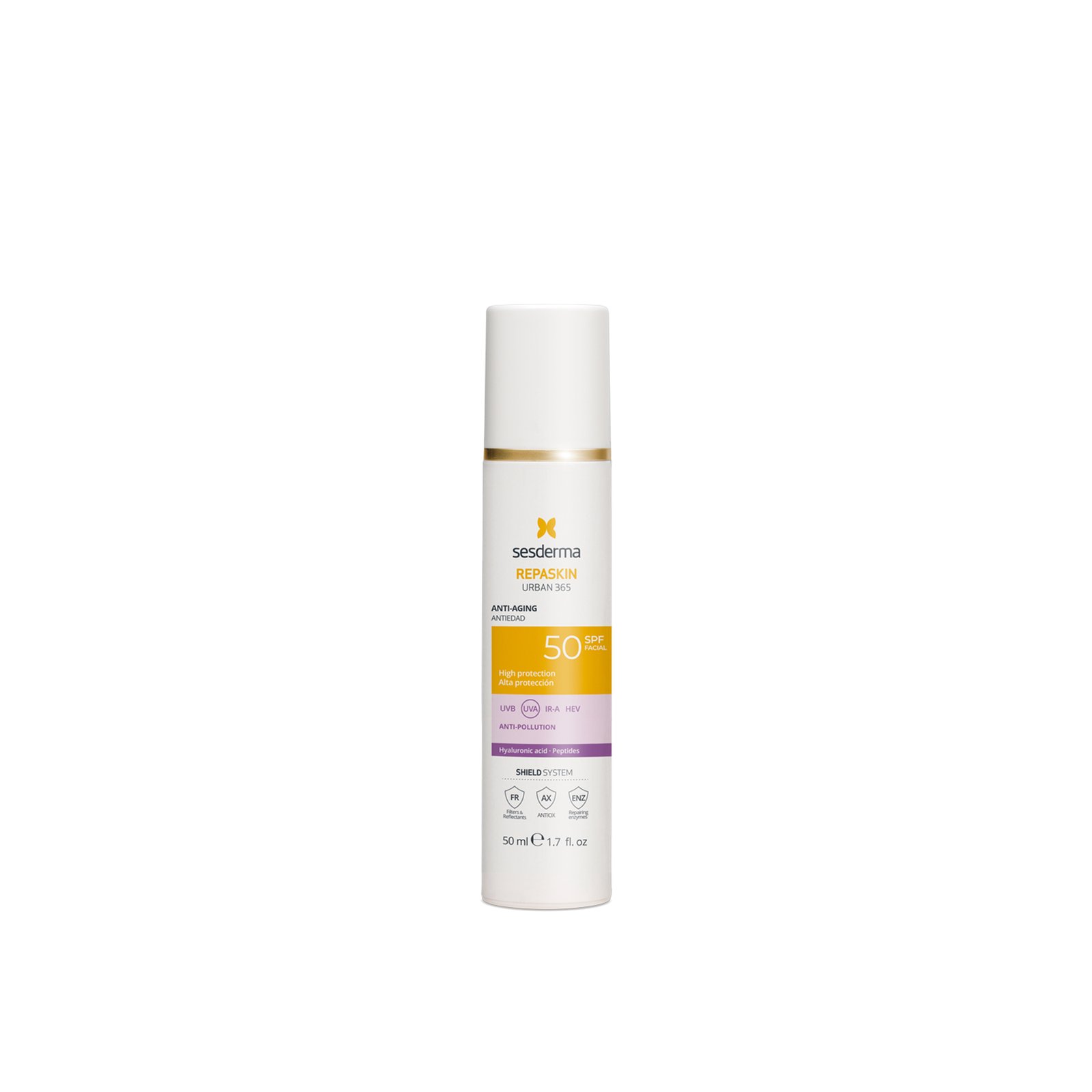 Sesderma Repaskin Urban 365 Anti-Aging Facial Sunscreen SPF50 50ml Nepal