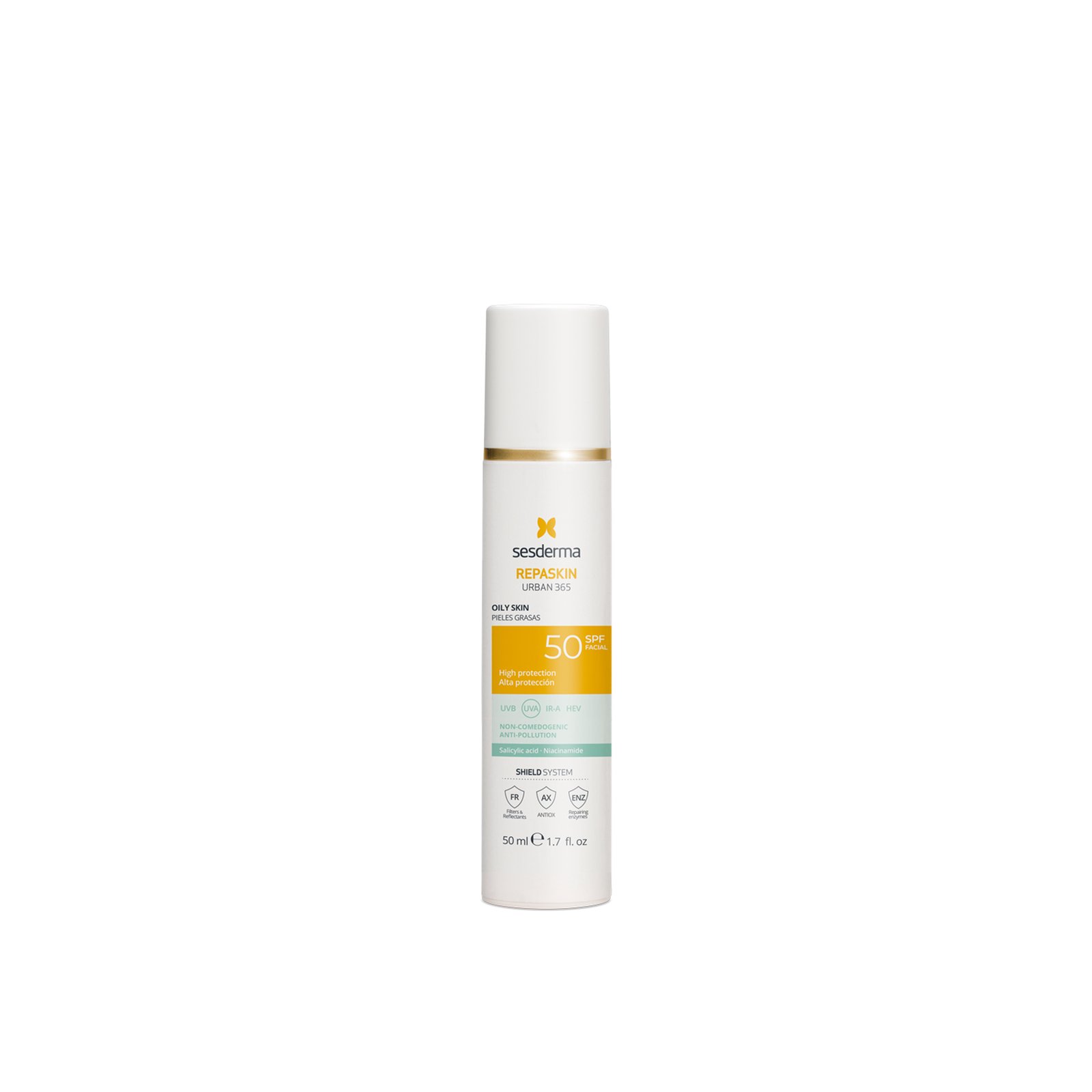 Sesderma Repaskin Urban 365 Oily Skin Facial Sunscreen Spf50 50Ml Srbija