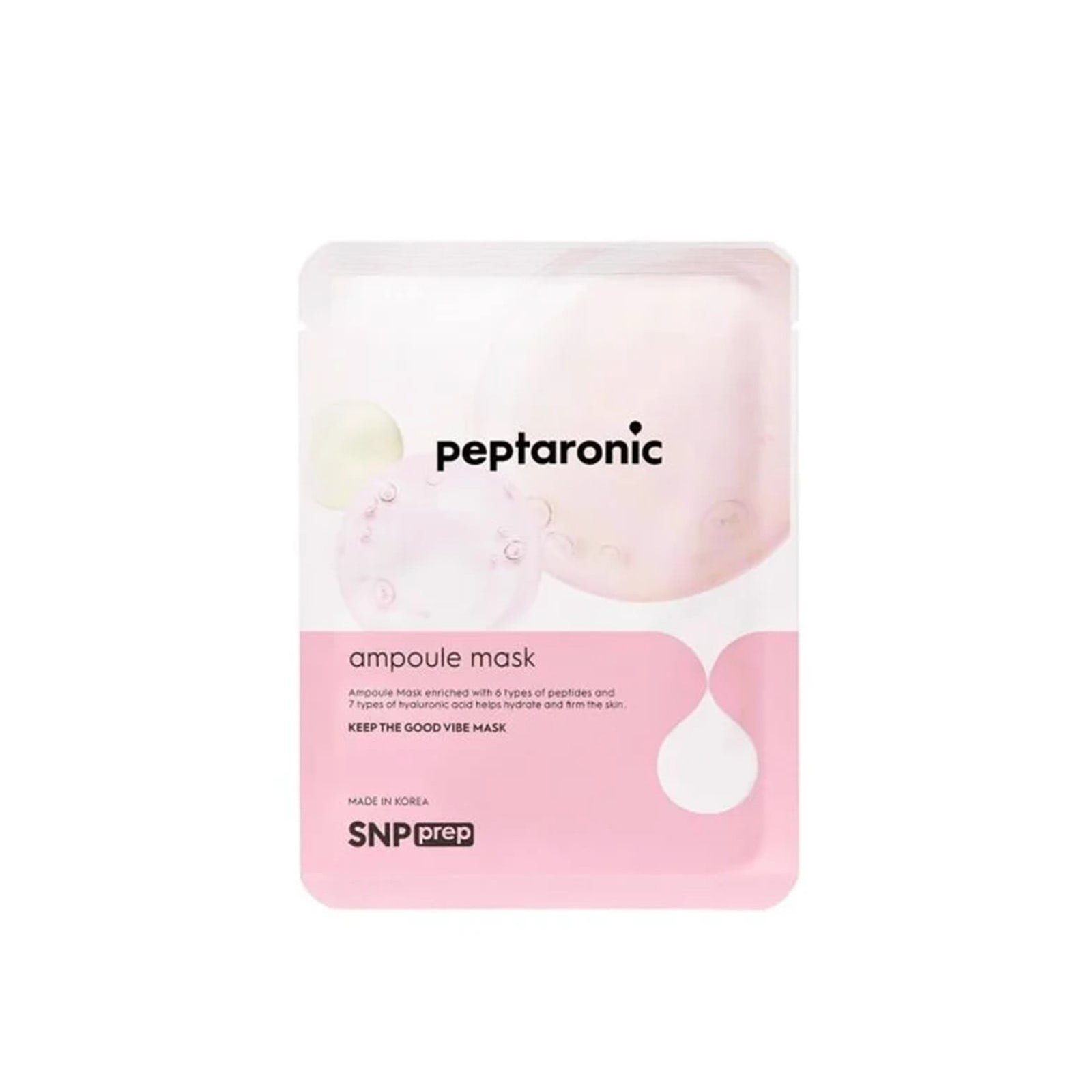 SNP Prep Peptaronic Ampoule Sheet Mask 25ml Greenland