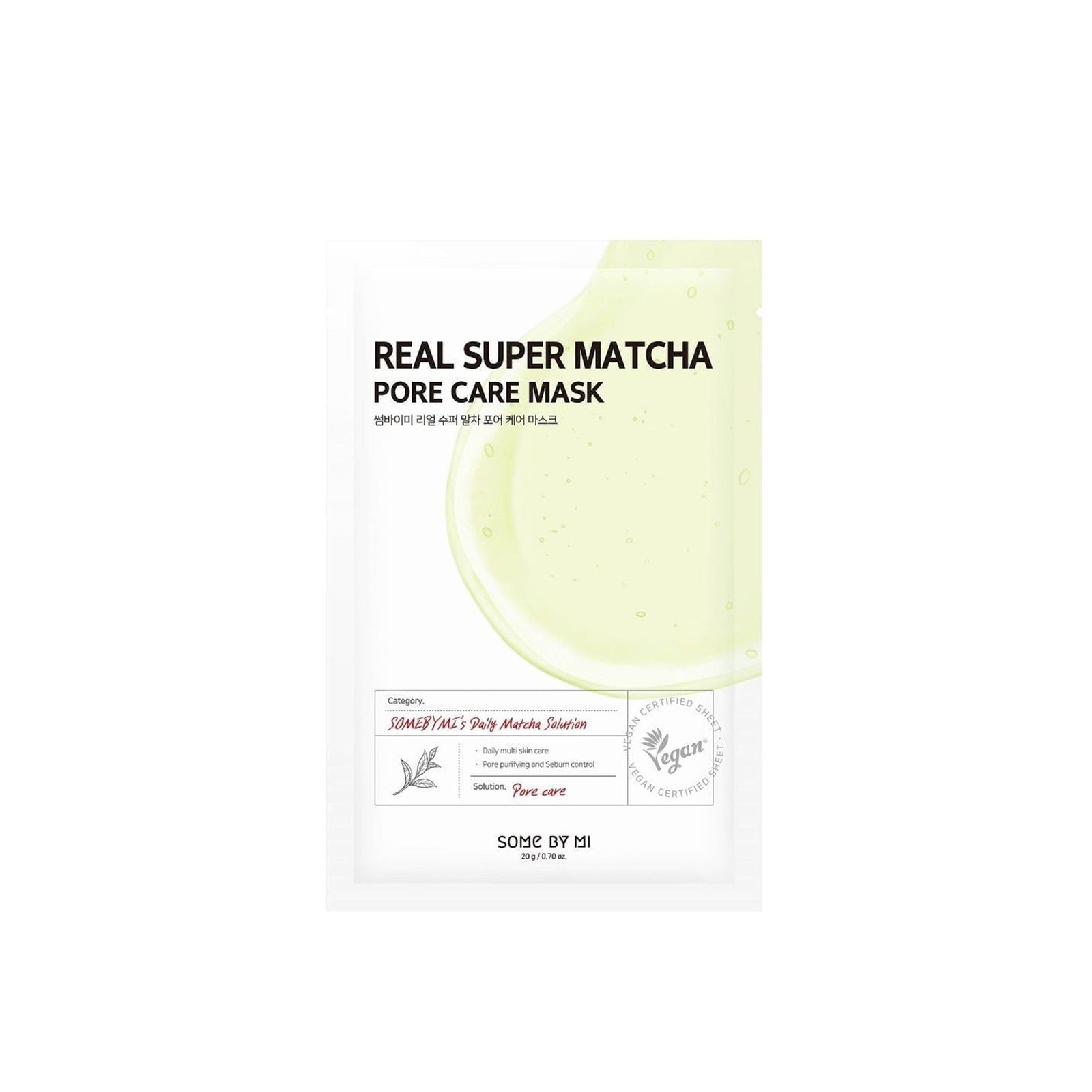 Buy Some By Mi Real Super Matcha Pore Care Mask 20g · Cambodia